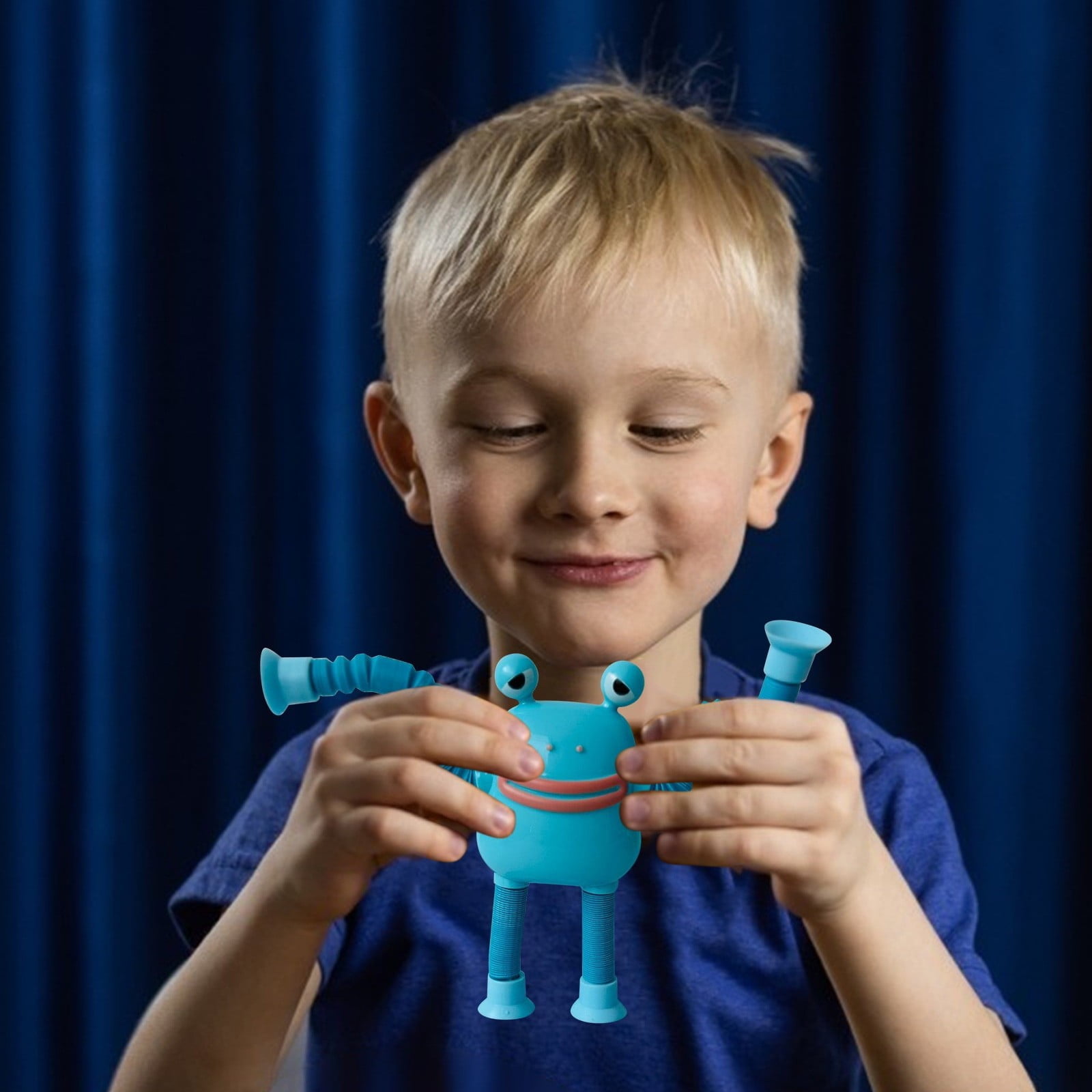 Frog Interactive Tubes Telescopic Suction Cup Toy Shape Changing ...