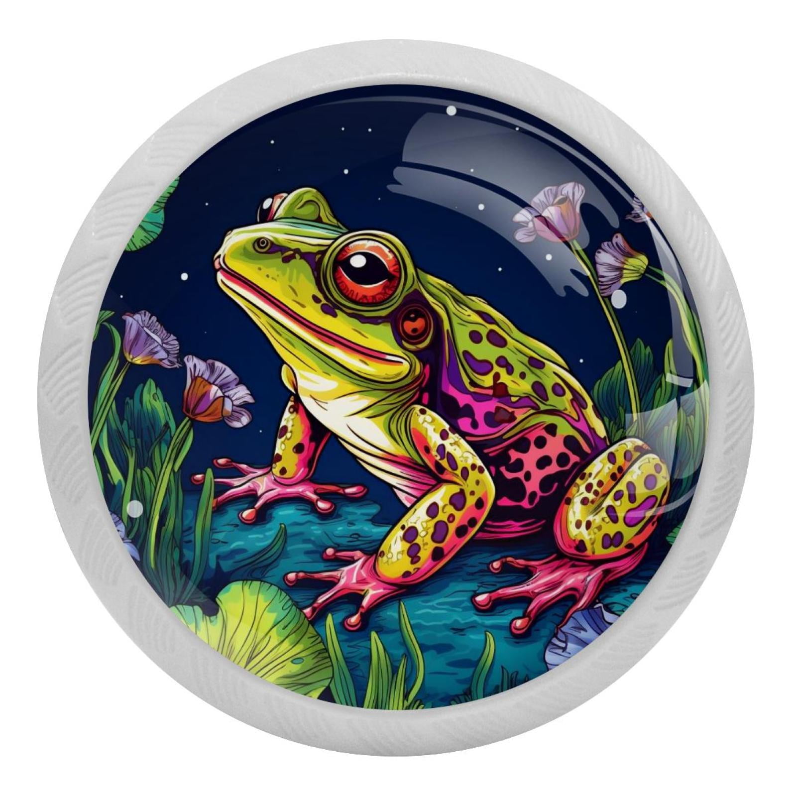Frog Kitchen Hardware: Fluorescent Drawer Pulls - Round 4-Pack, Glow-in ...