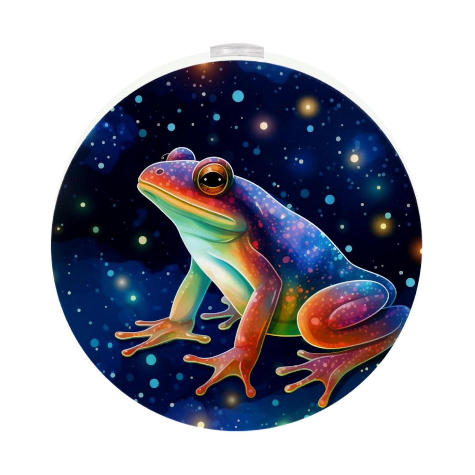 Frog LED Round Night Light - 2 Pack, Plug-in Motion Sensor Wall Lamp ...