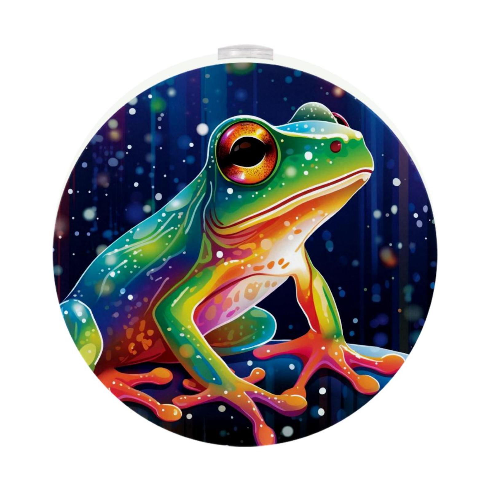 Frog LED Round Night Light 2PCS - Motion Sensor Activated Soft Glow ...