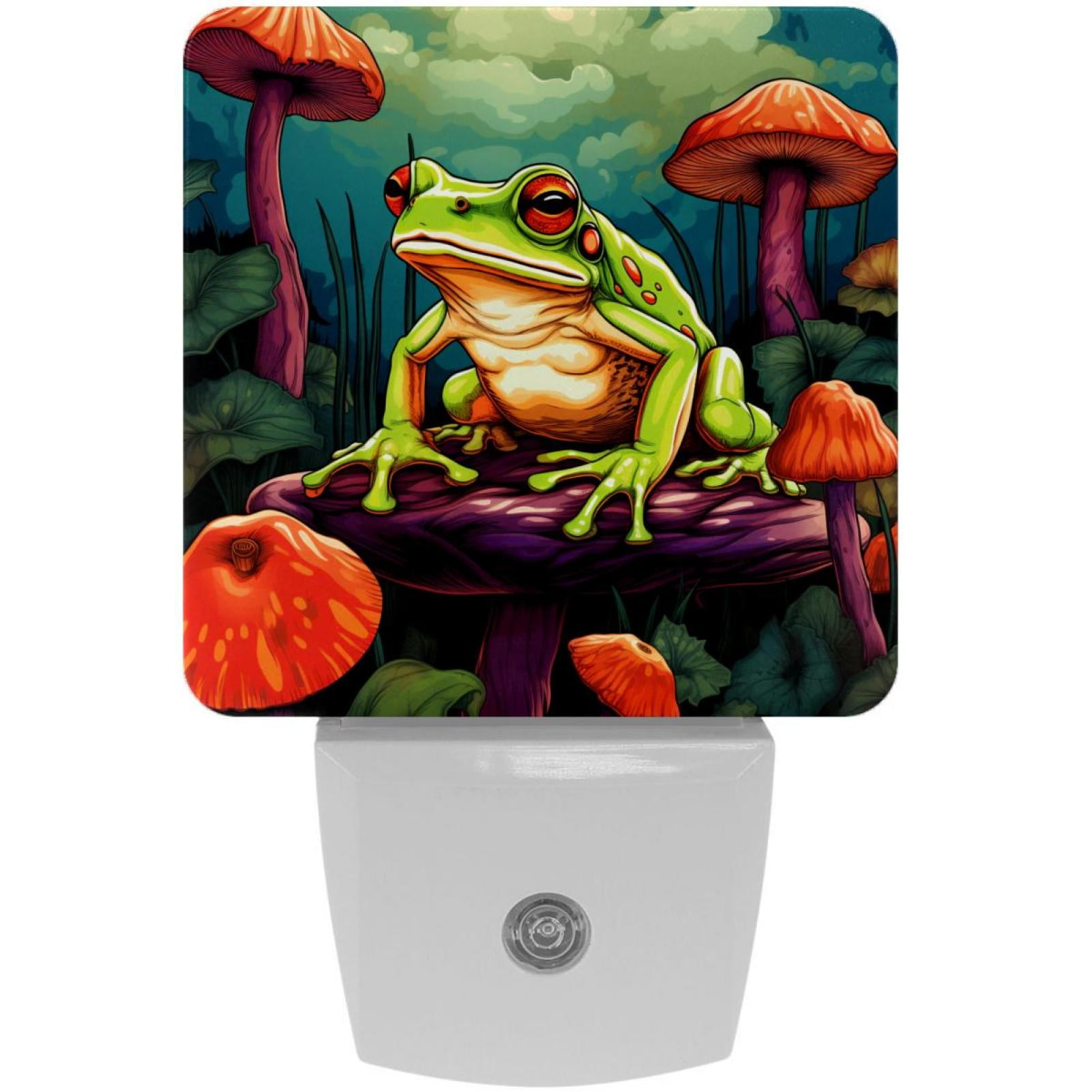Frog LED Square Night Light - Small and Bright Square-shaped LED Night ...
