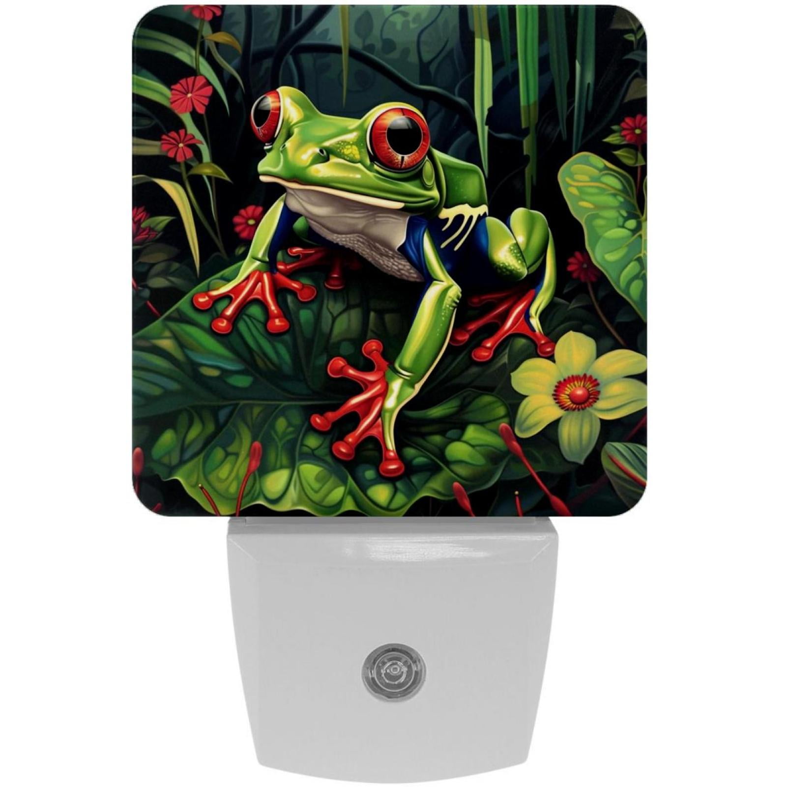 Frog LED Square Night Light - Small and Bright Square-shaped LED Night ...