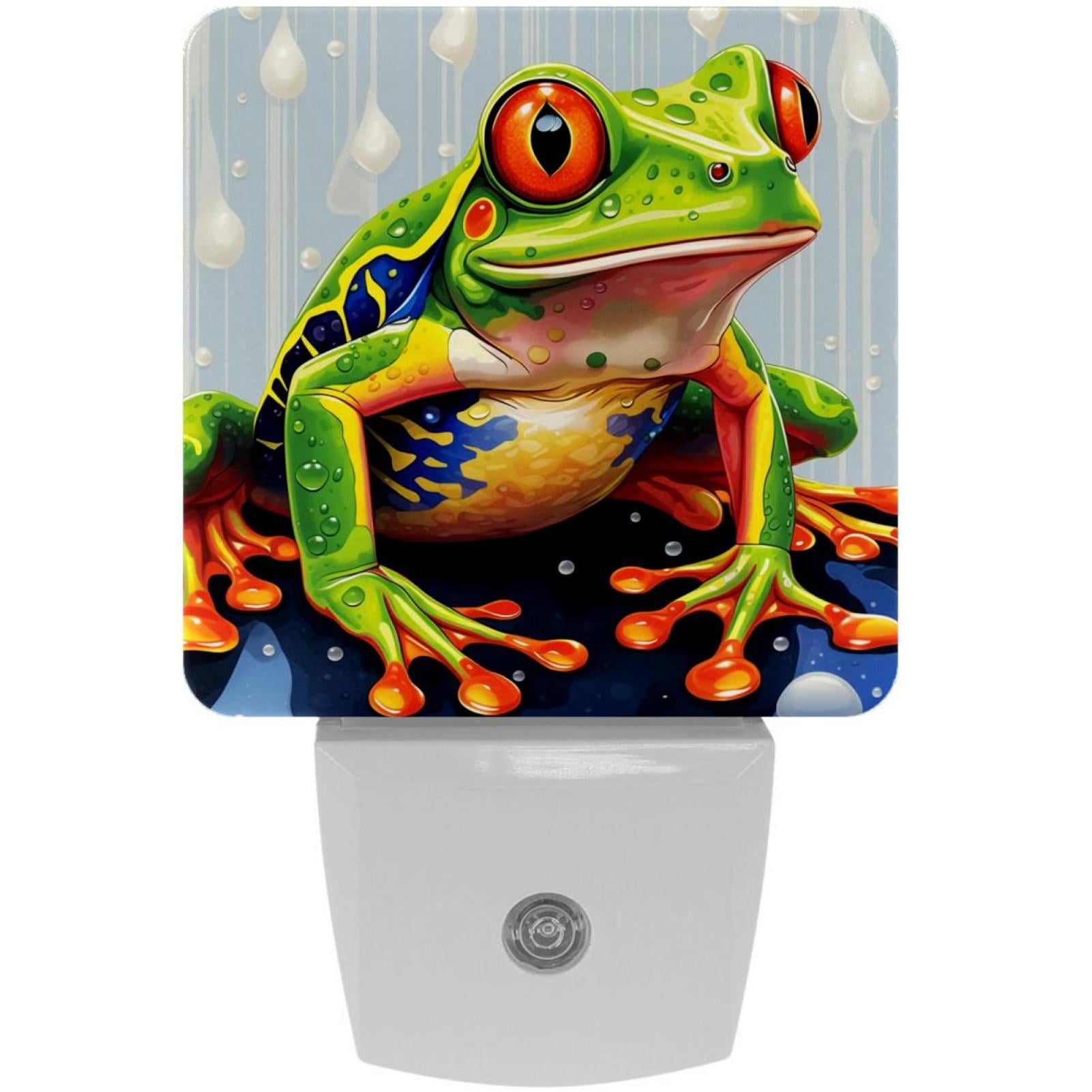 Frog LED Square Night Light - Small and Bright Square-shaped LED Night ...