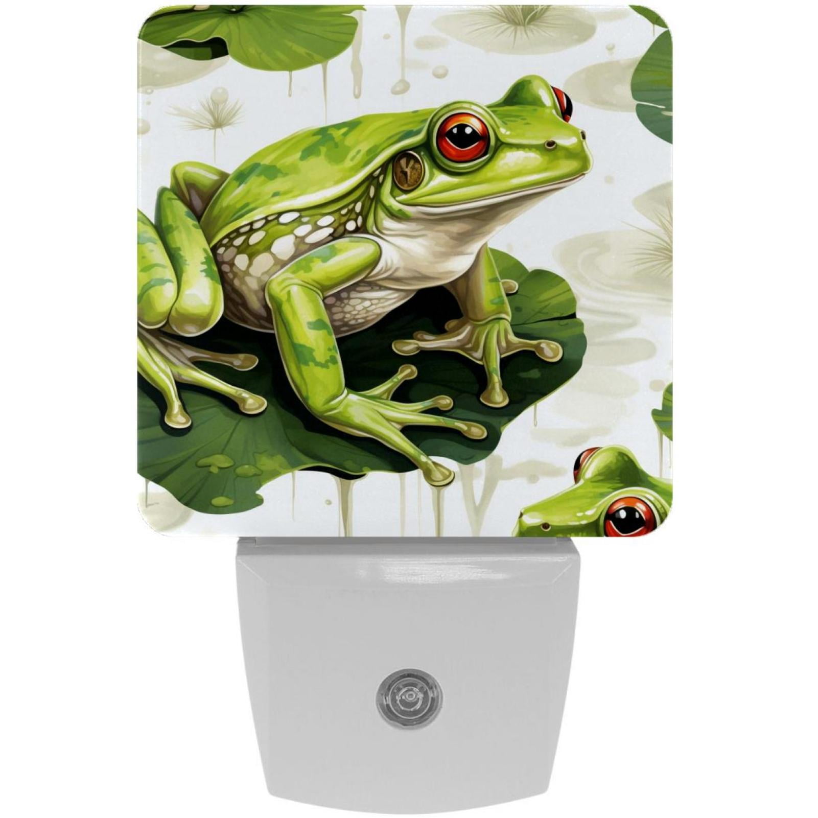 Frog LED Square Night Light - Small and Bright Square-shaped LED Night ...
