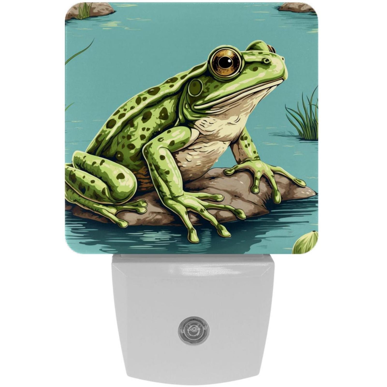 Frog LED Square Night Lights - Bedside Lighting Solution for a Soothing ...