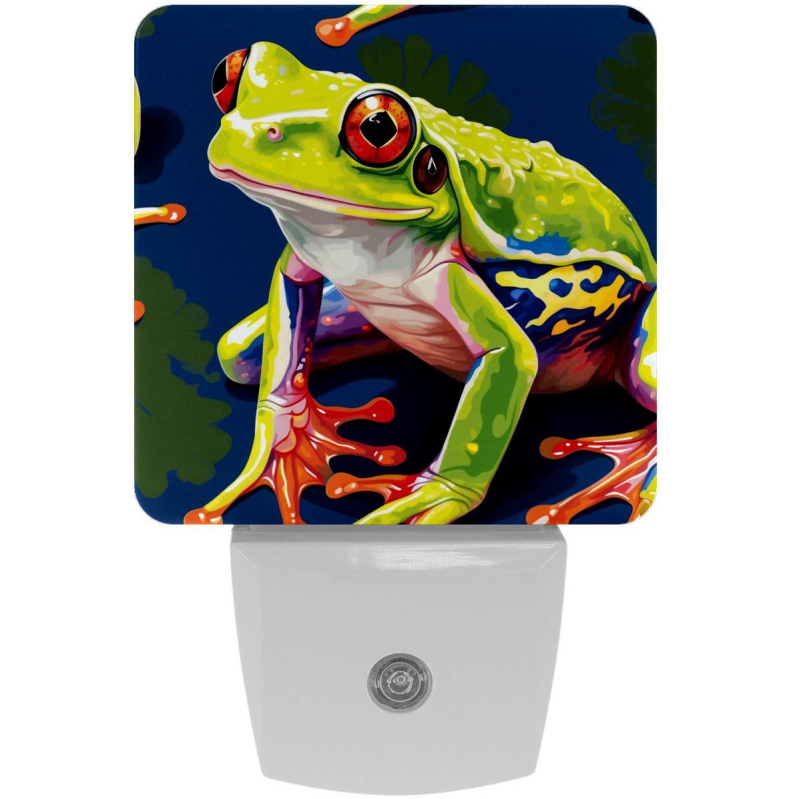 Frog LED Square Night Lights - Bright and Compact Bedroom or Bathroom ...