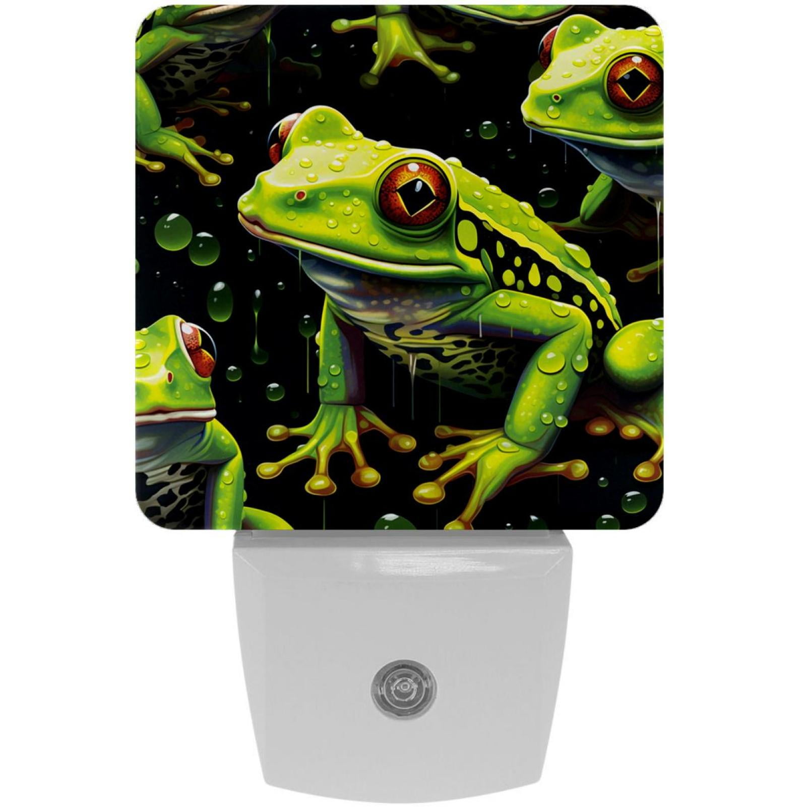 Frog LED Square Night Lights - Bright and Compact Bedroom or Bathroom ...