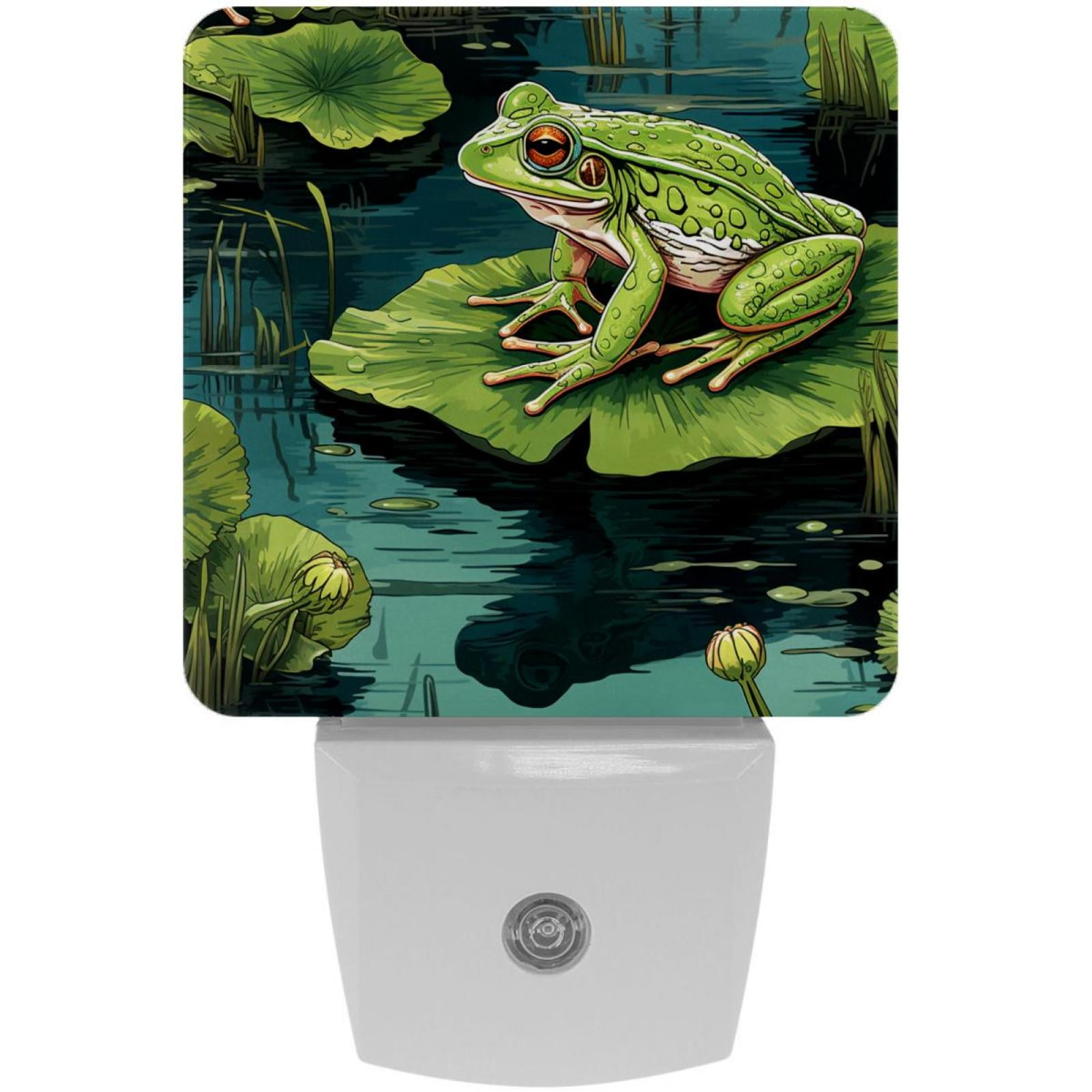 Frog LED Square Night Lights - Energy Efficient Plug-in Wall Lamp with ...