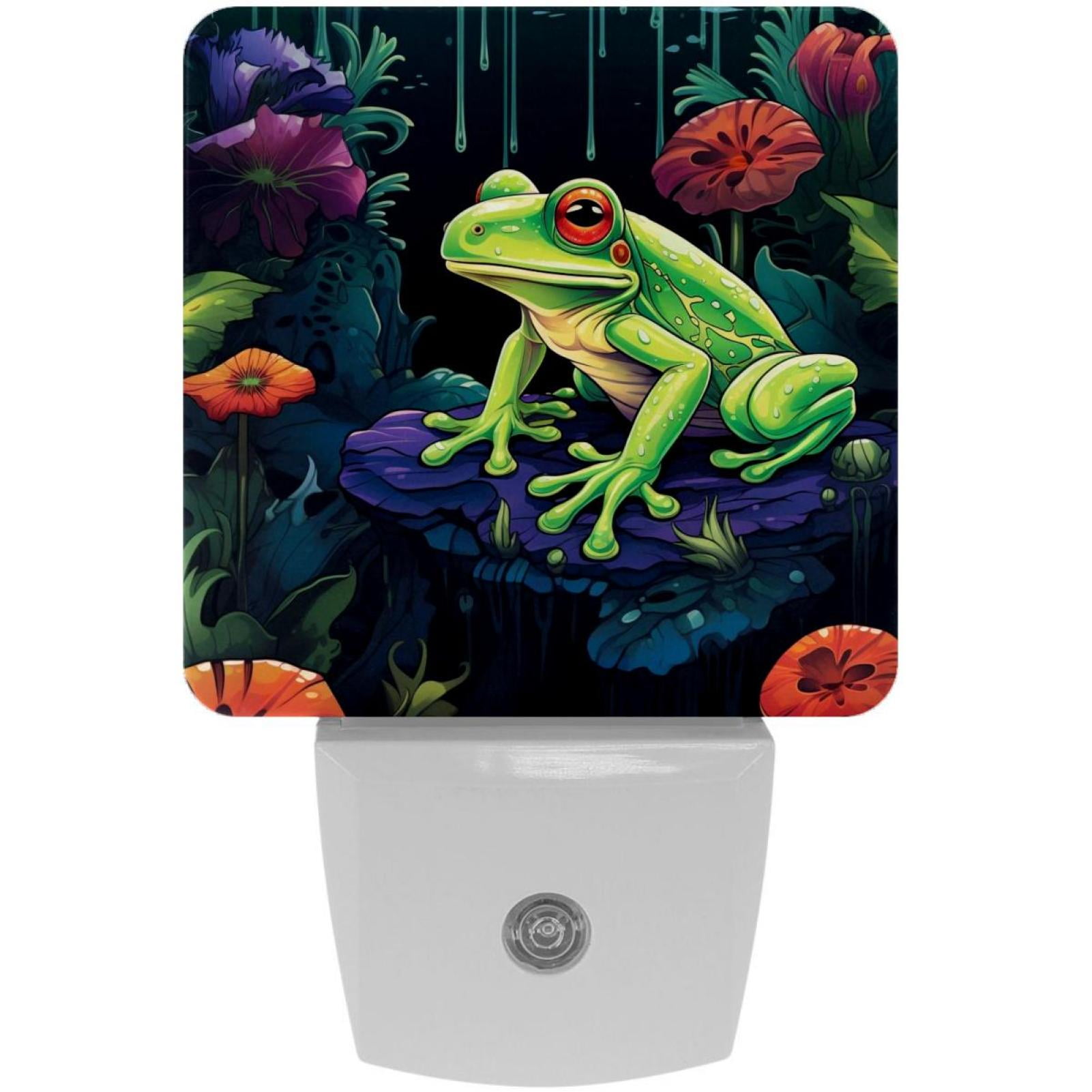 Frog LED Square Night Lights- Modern and Energy Efficient Bedside Lamps ...