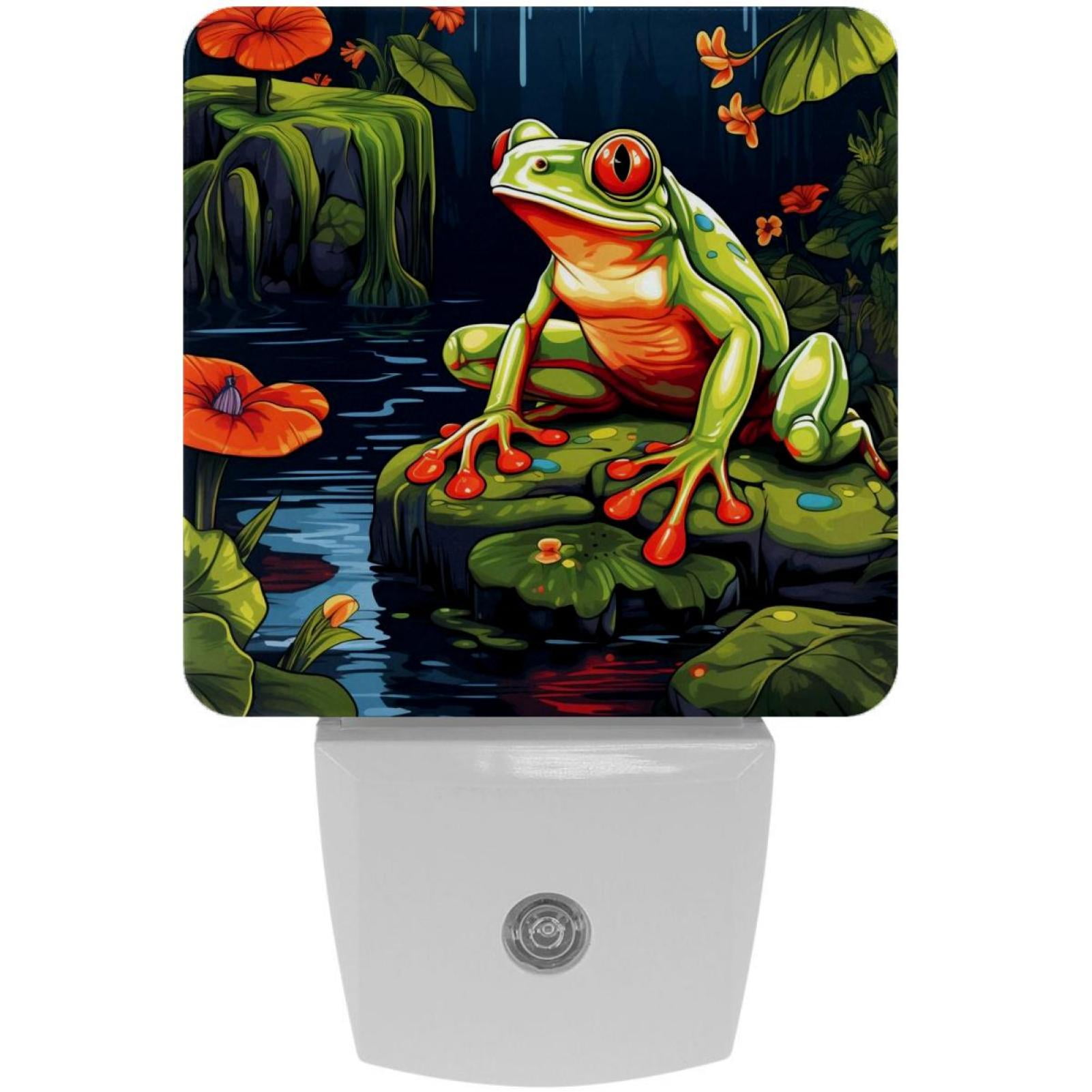 Frog LED Square Night Lights- Modern and Energy Efficient Bedside Lamps ...