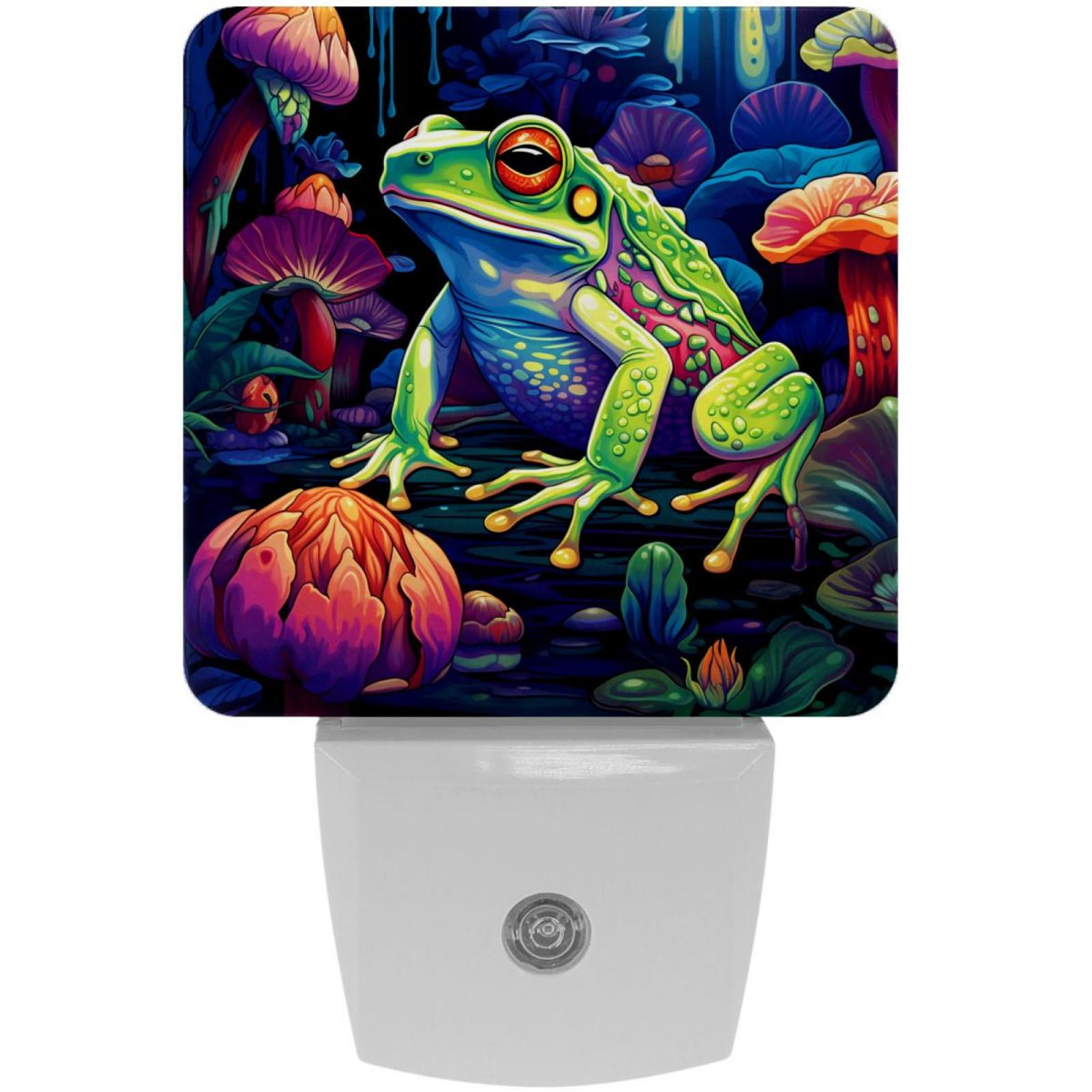 Frog LED Square Night Lights - Portable and Stylish for Bedroom and ...