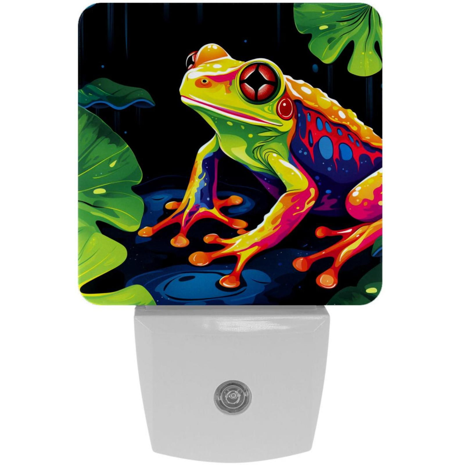 Frog LED Square Night Lights - Portable and Stylish for Bedroom and ...