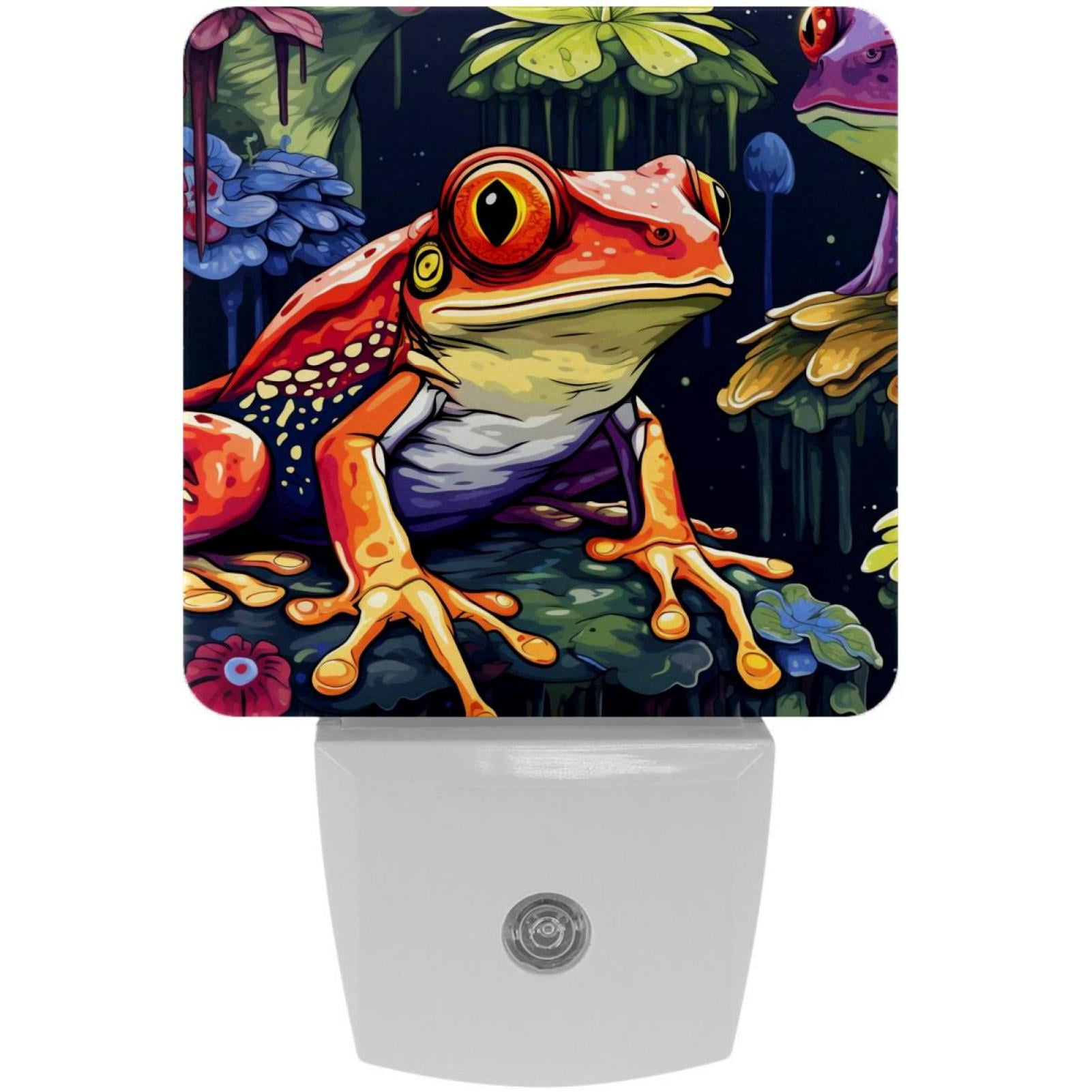 Frog LED Square Night Lights - Small and Bright Illumination for Your ...