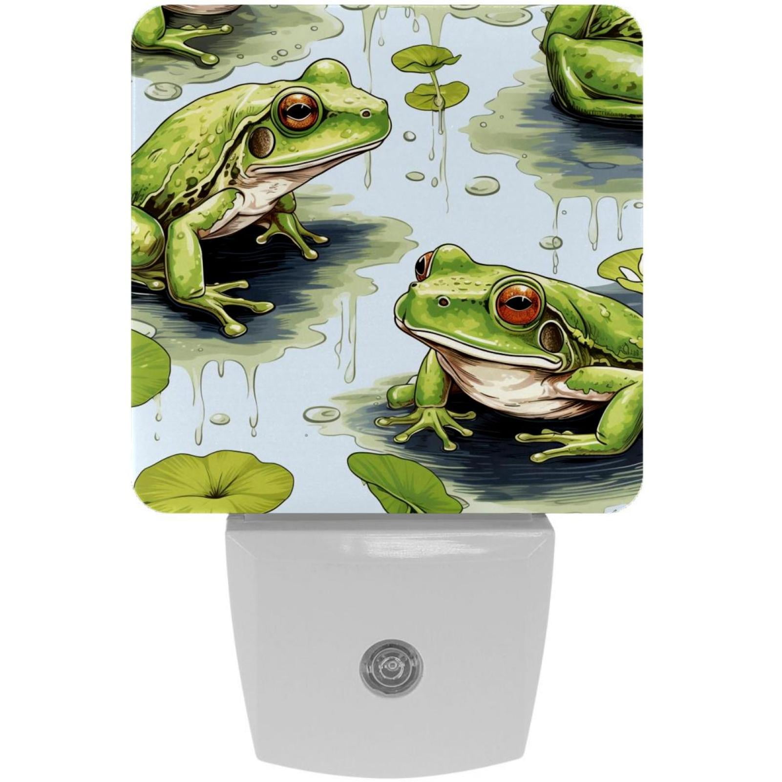 Frog LED Square Night Lights for Bedroom and Living Room, Decorative ...