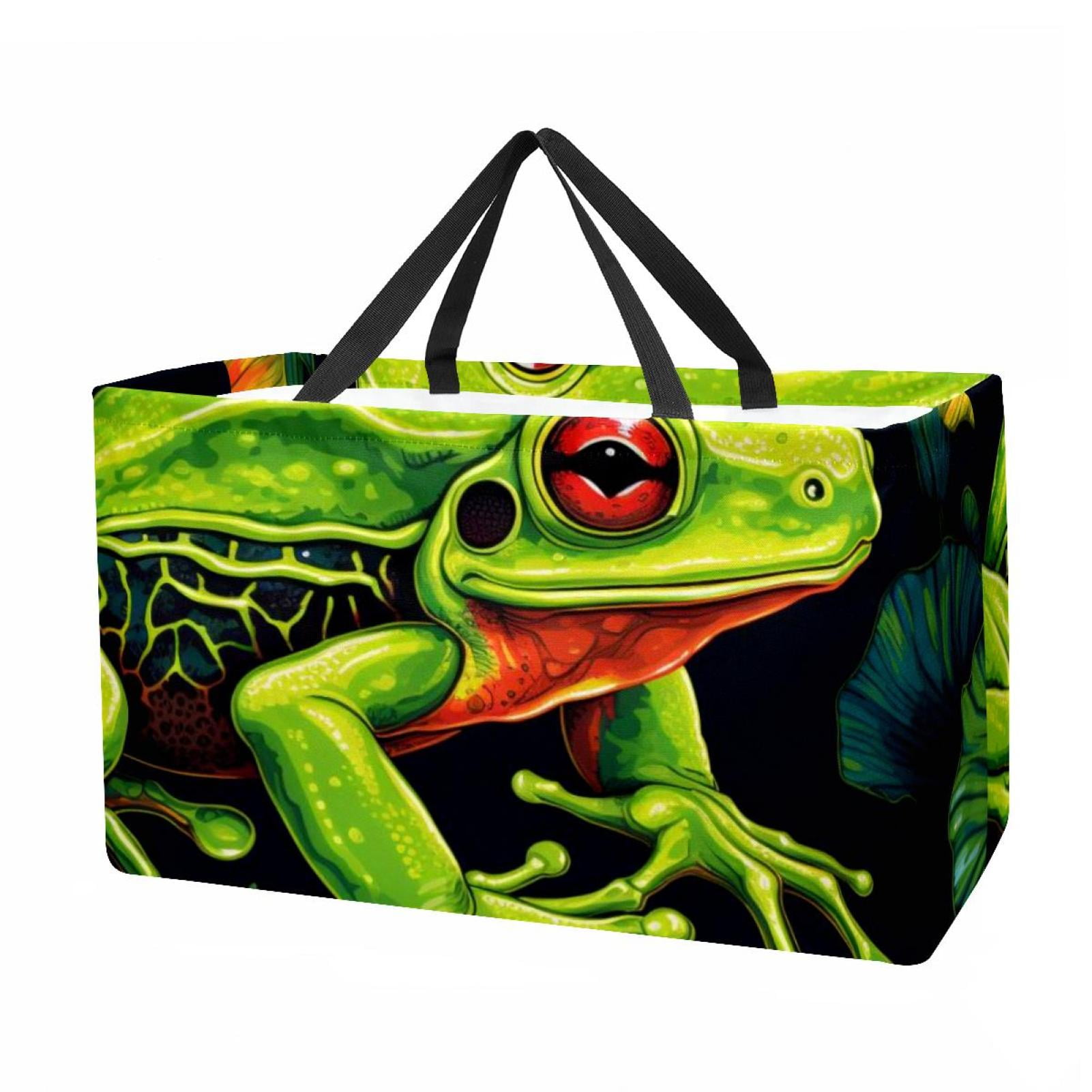 Frog Large Capacity Reinforced Oxford Cloth Storage Bin - Reusable ...