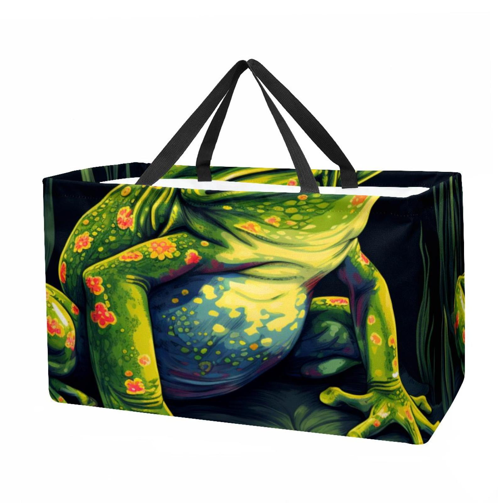 Frog Large Capacity Reusable Foldable Oxford Cloth Storage Bin Cube ...