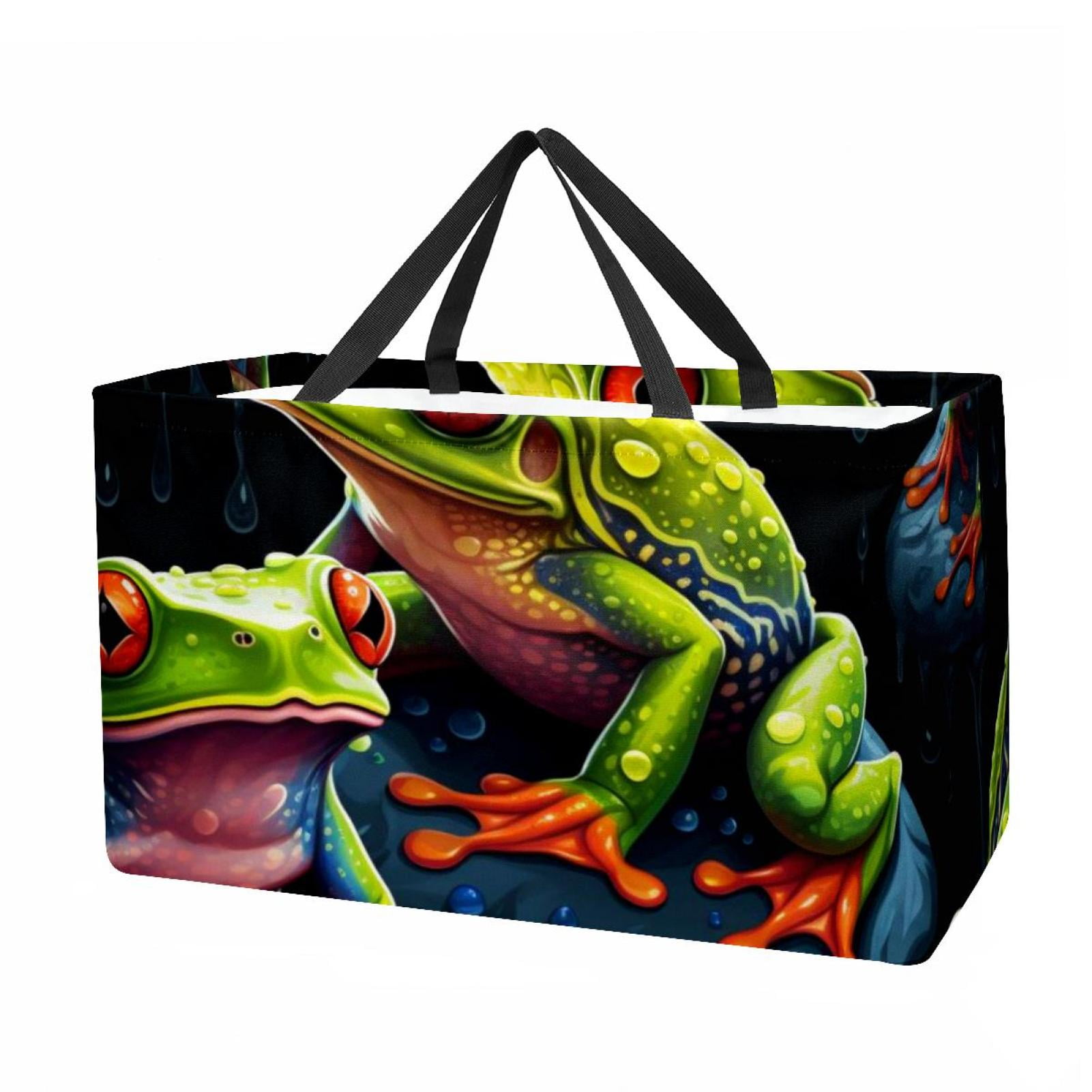 Frog Large Foldable Cube Organizer with Oxford Cloth Material - Ideal ...