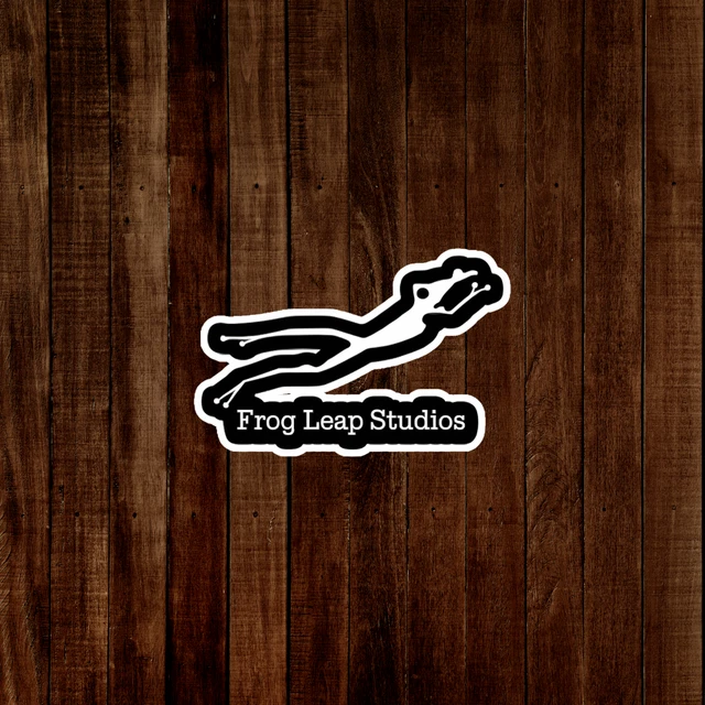 Frog Leap Studios Vinyl Decal Sticker - Car Window Laptop Bumper Wall Decorphone Decal Water ...
