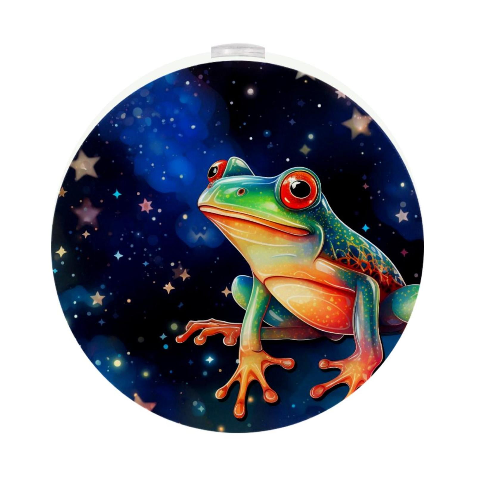Frog Led Round Night Light-2pcs, Gentle Glow Plug in Wall Lamp for ...