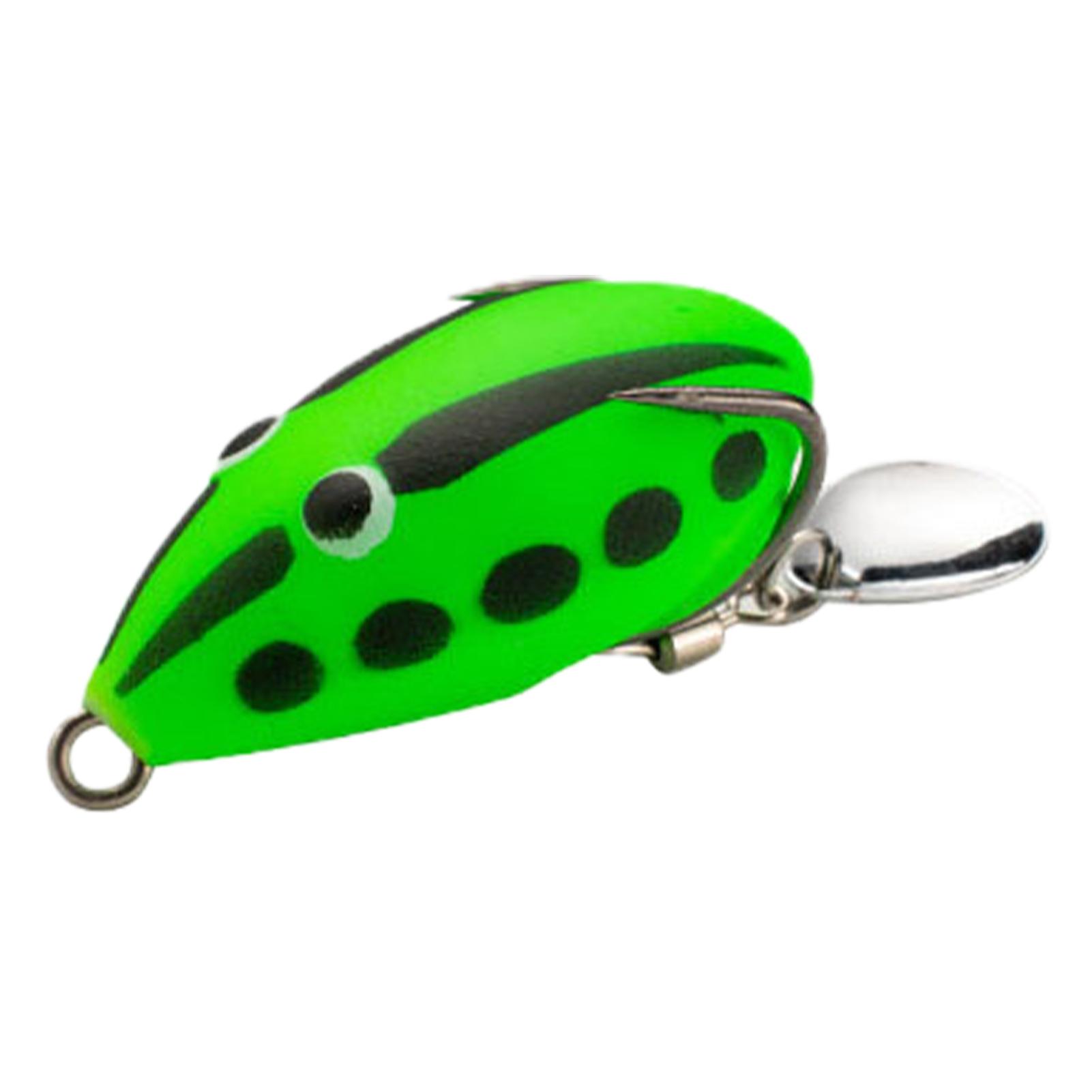 Frog Lure, Floating Hollow Pike Lure, Prop Frog with Double Prop Feet ...