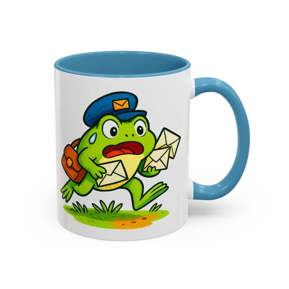 Frog Mail C1Arrier Mug Cute Postman Frog Coffee Cup, Postal Worker Gift ...