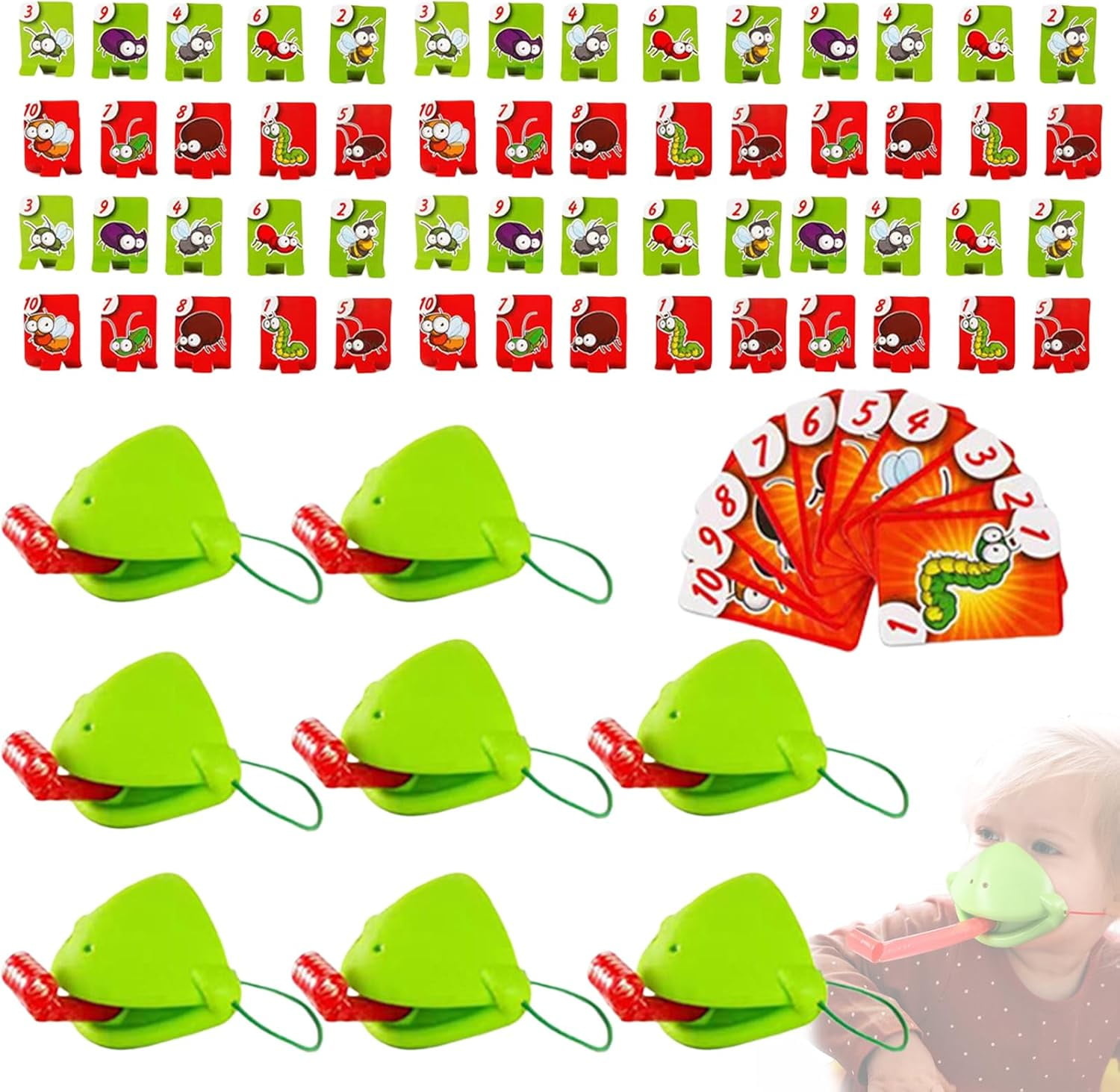 Frog Mask Race Game-Tongue Shooting Game Frogs Tongues Games with ...