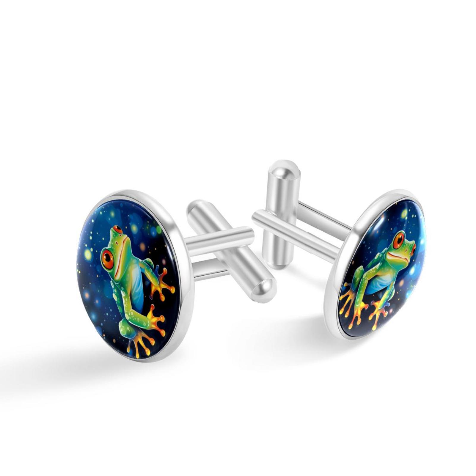 Frog Men's Stainless Steel Cufflinks for Versatile Style - for Dress ...