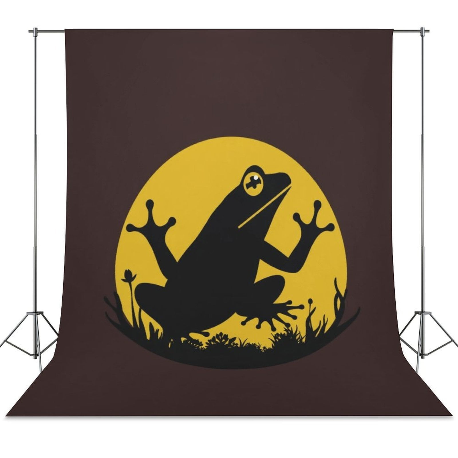 Frog Moon Silhouette Backdrop Baby Shower Newborn Portrait Girl Boy ...
