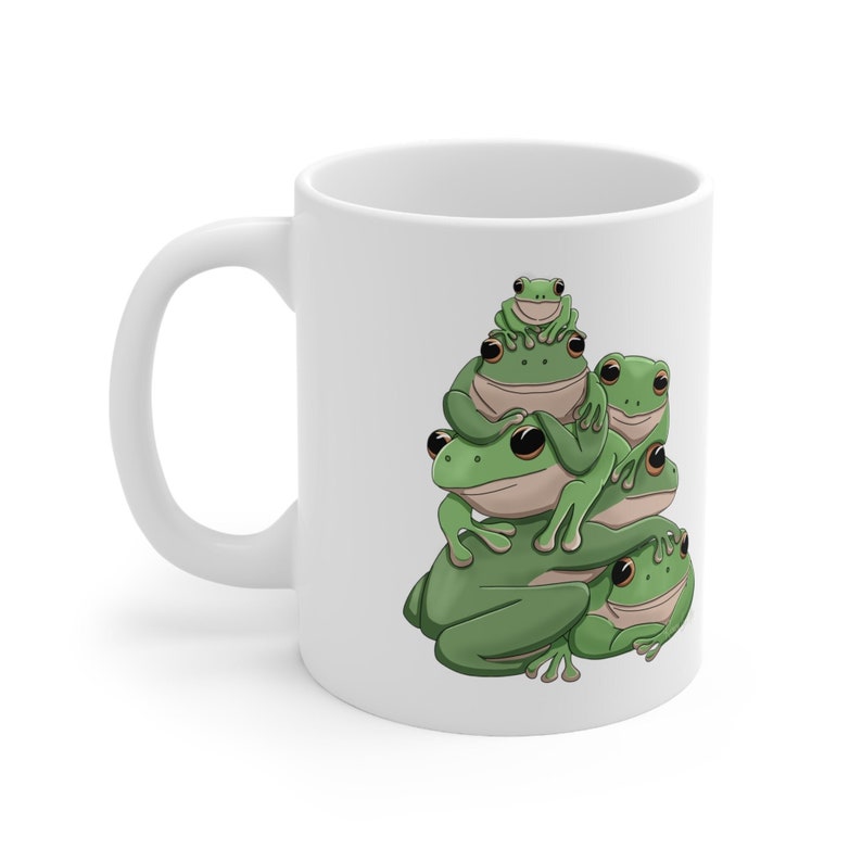 Frog Mug, Cute Tree Frog Coffee Mug, Cute Coffee Cup, Frog Lover Gift ...