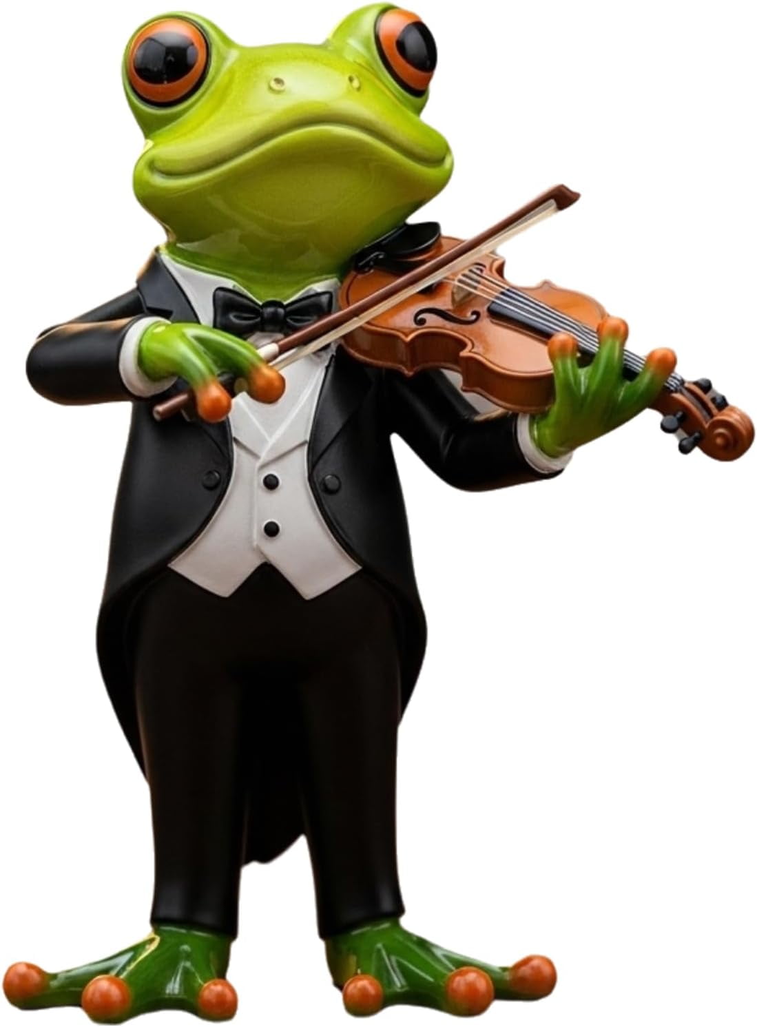 Frog Musician Figurine Collection, Cute Garden Frog Figurine, Mini ...
