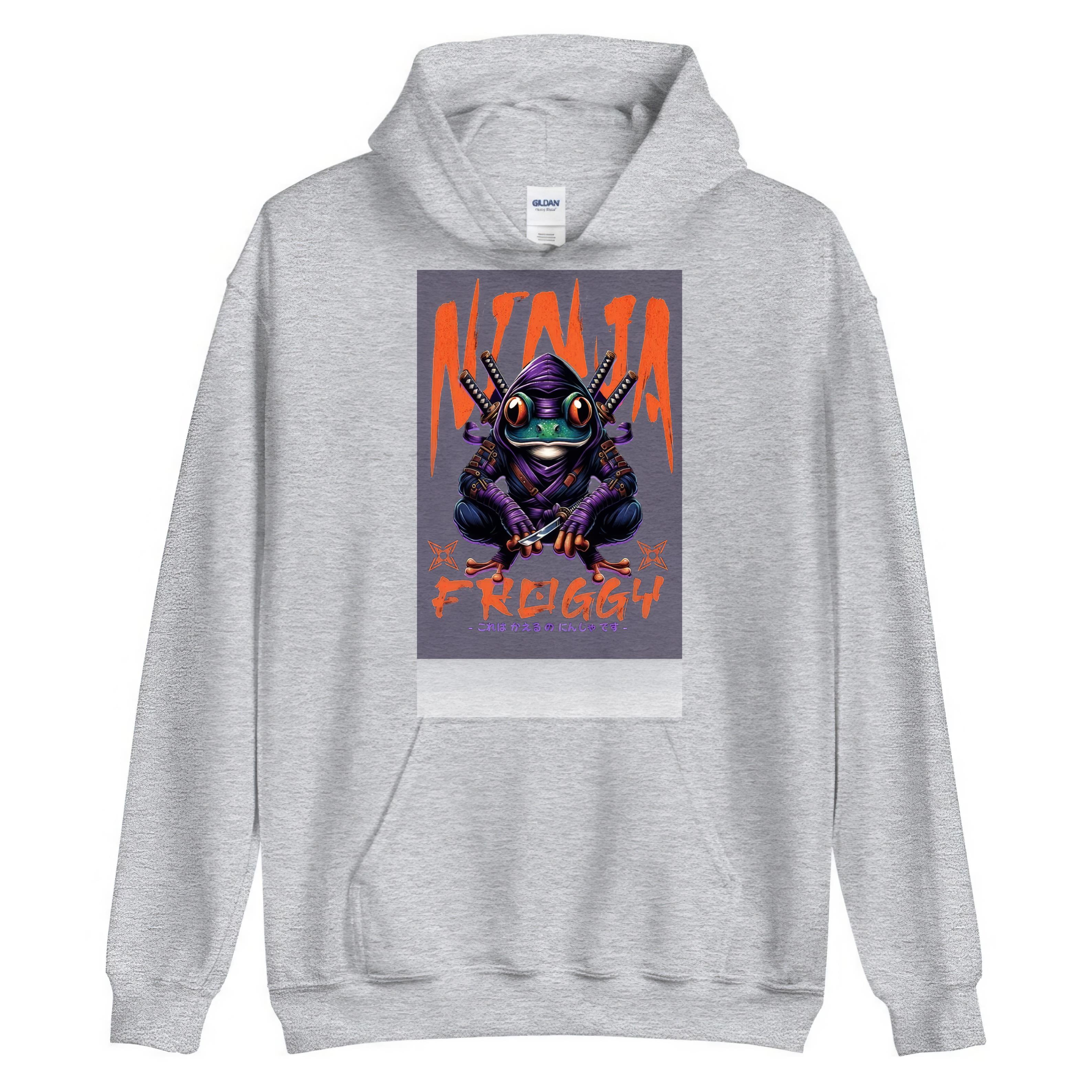 Frog Ninja Shirt, Froggy Shinobi Japan Amphibian Anime Design, Size S ...