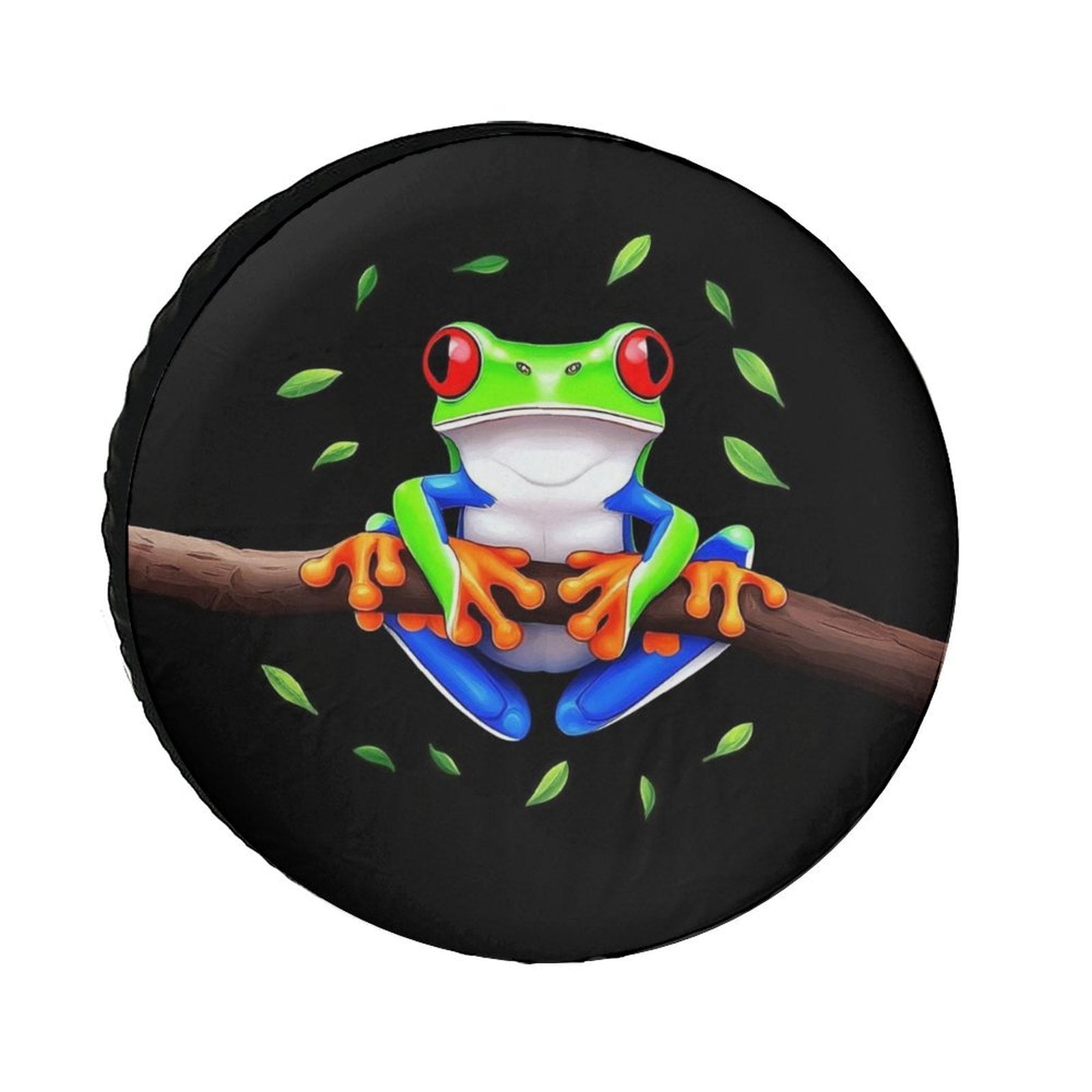 Frog On branch Spare Tire Cover 14-16inch Universal Wheel Tire Cover ...
