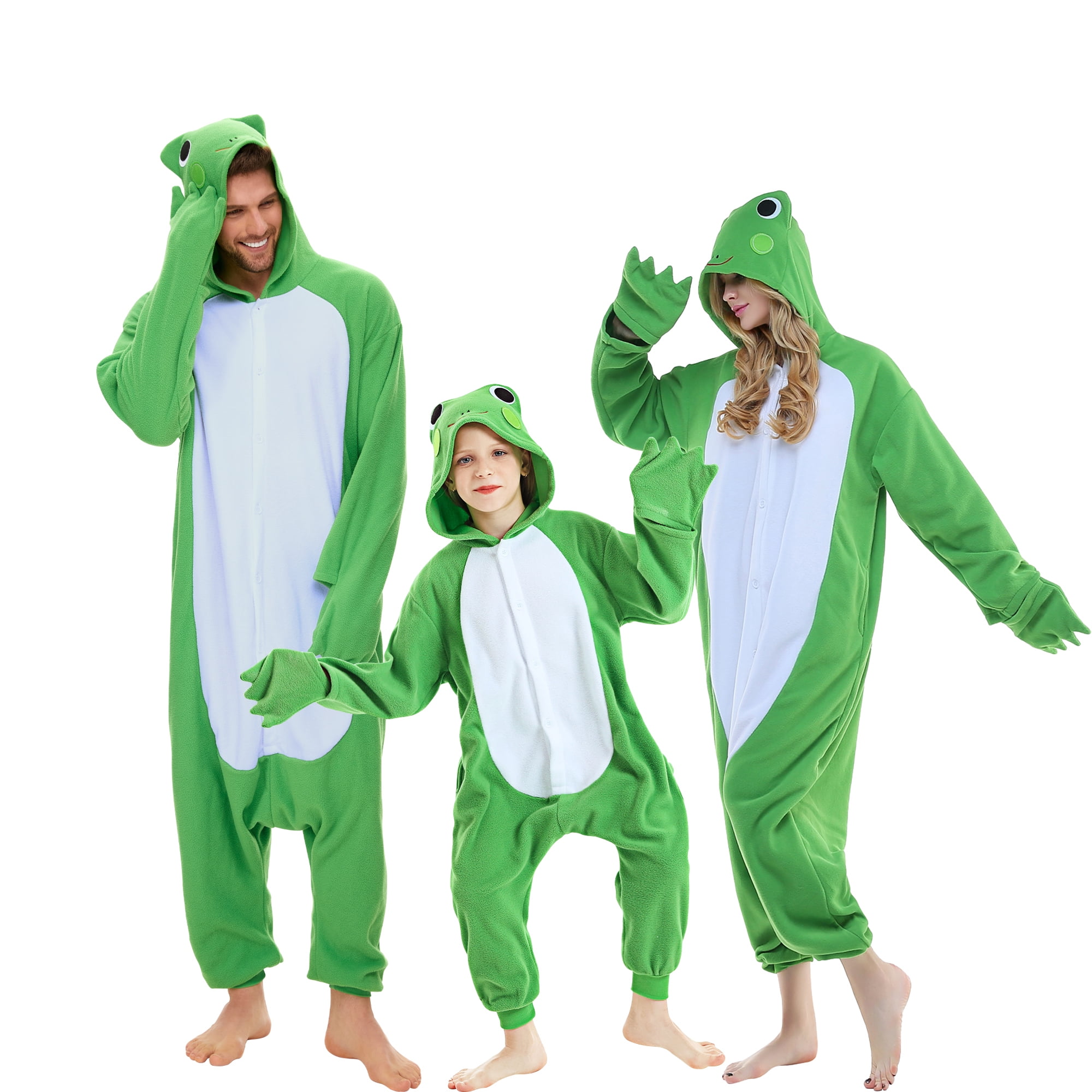 Frog Onesie Kids CANASOUR Cosplay Animal Pajamas Polyester Christmas Festival Suit 5T - Walmart.com