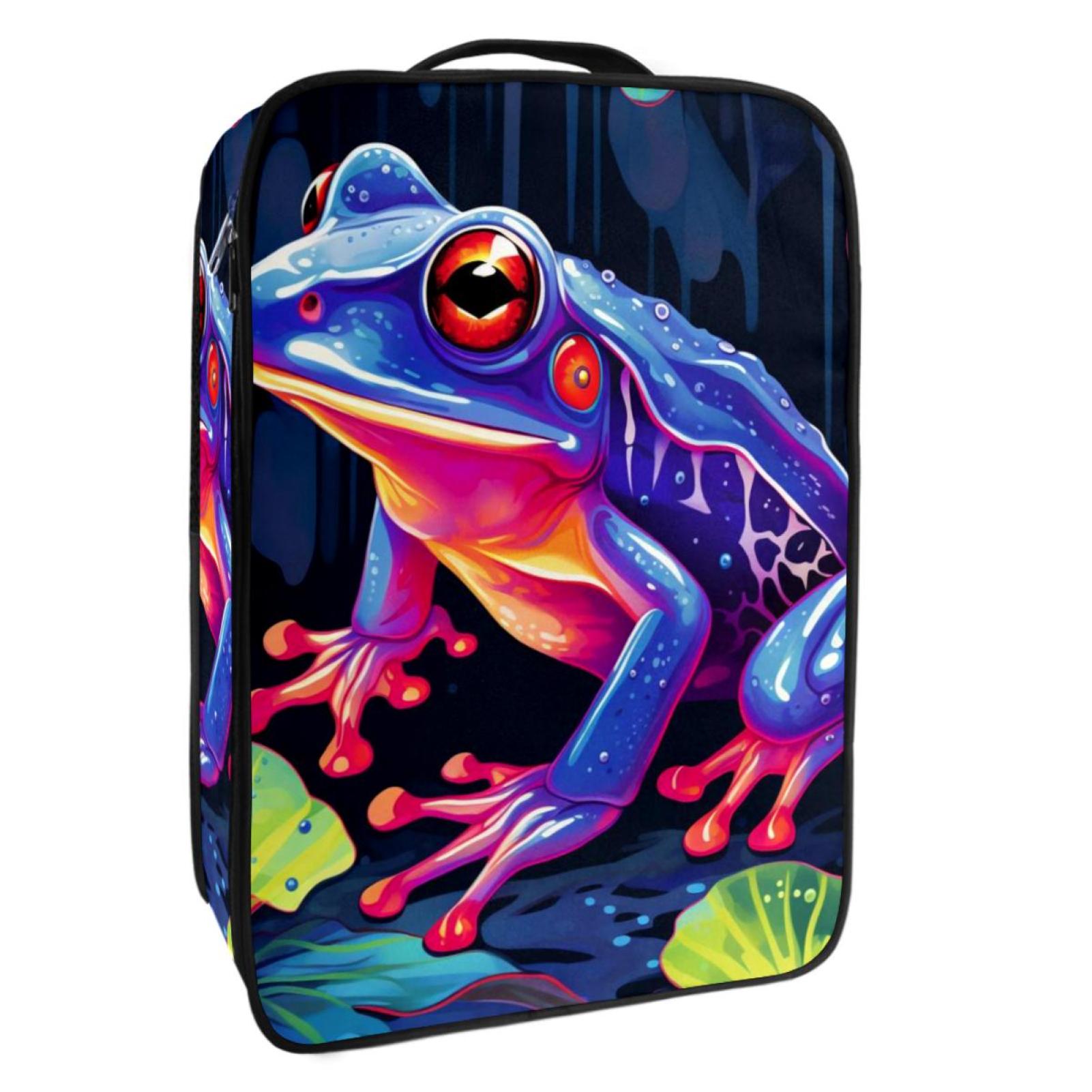 Frog Organize Your Shoes with Stylish Polyester Shoe Racks - 23x31cm/9x12in Size - for Neat ...