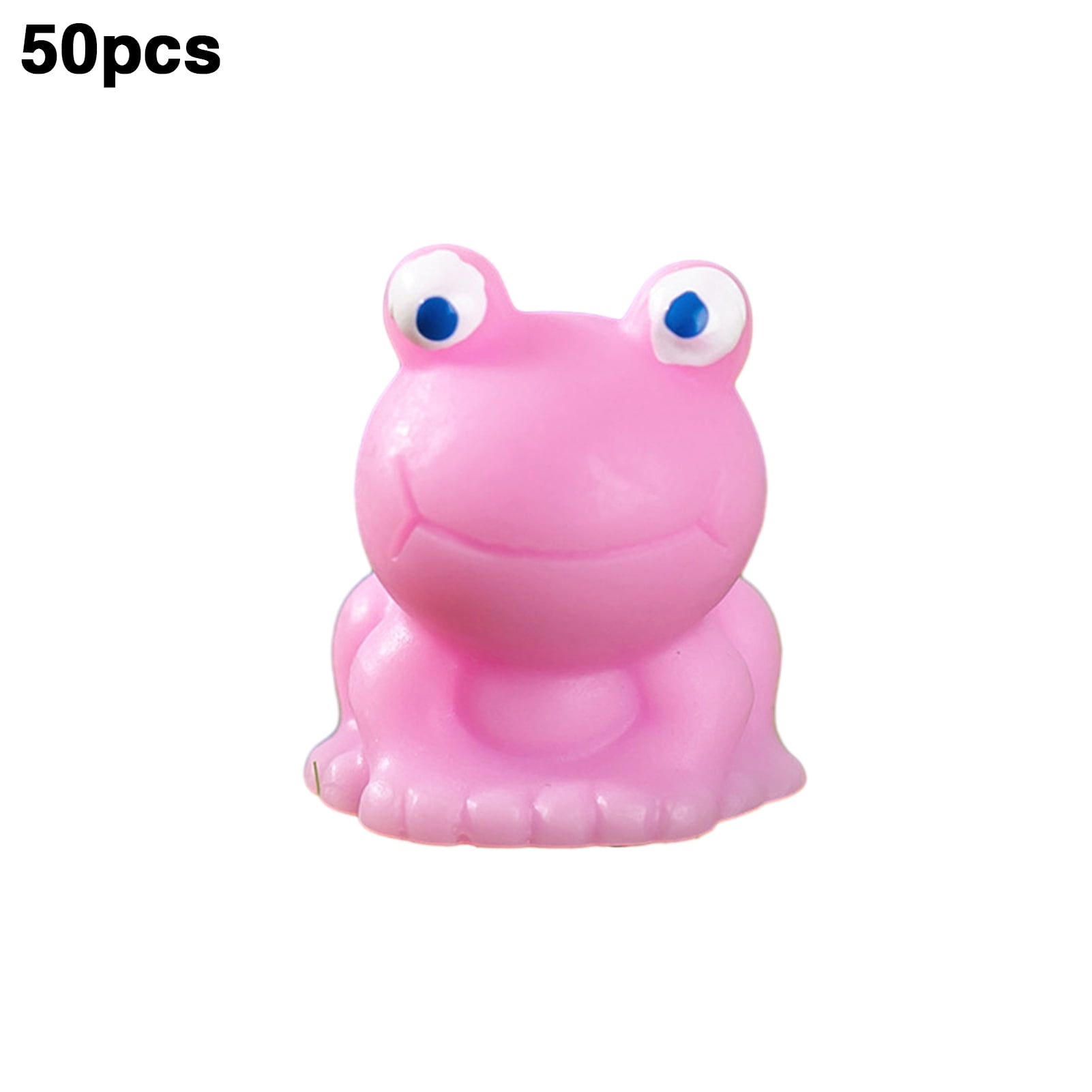 Frog Ornament Portable Frog Figurine 50pcs Mini Cartoon Frog Figurines ...