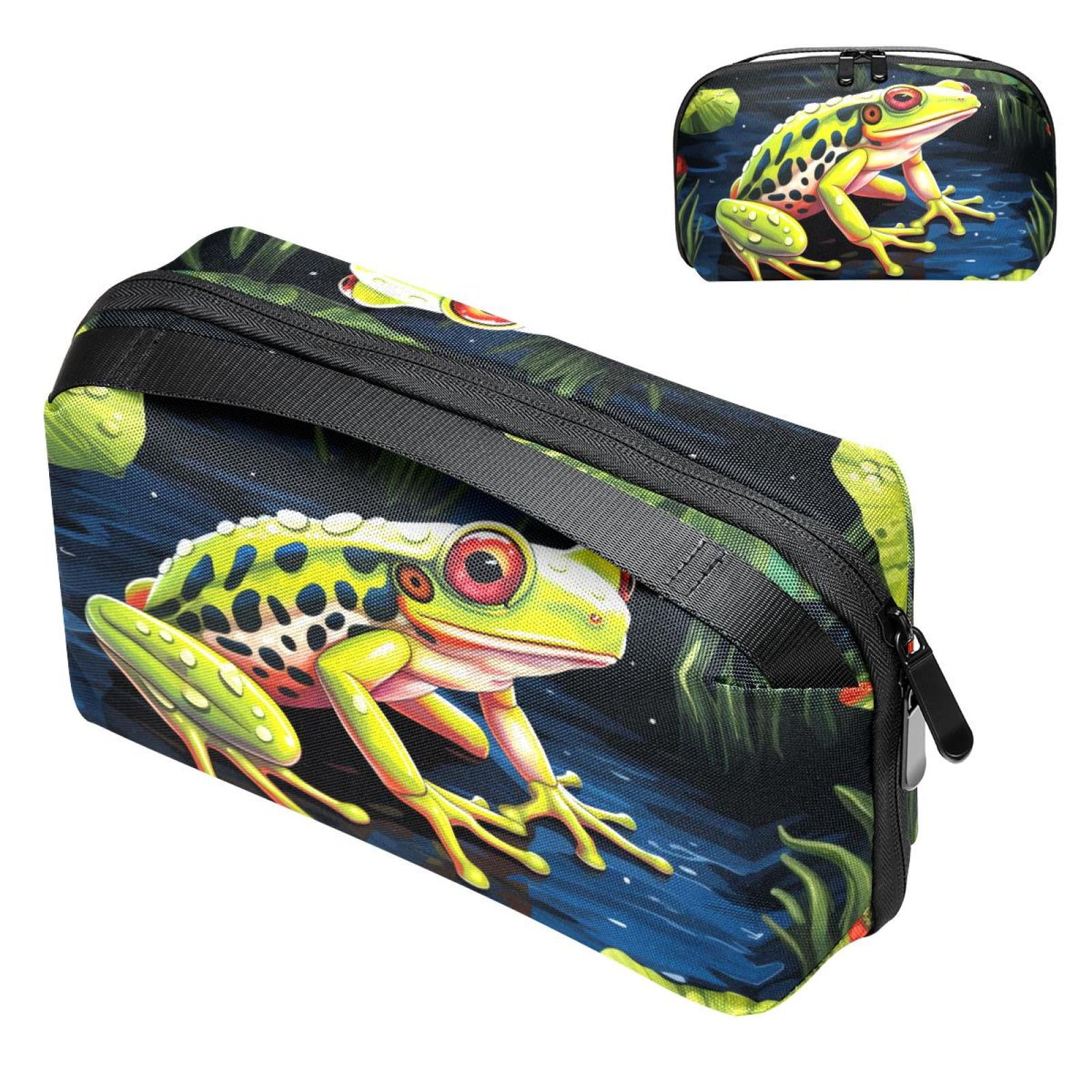 Frog Oxford Cloth Waterproof Travel Organizer Storage Pouch Cable ...