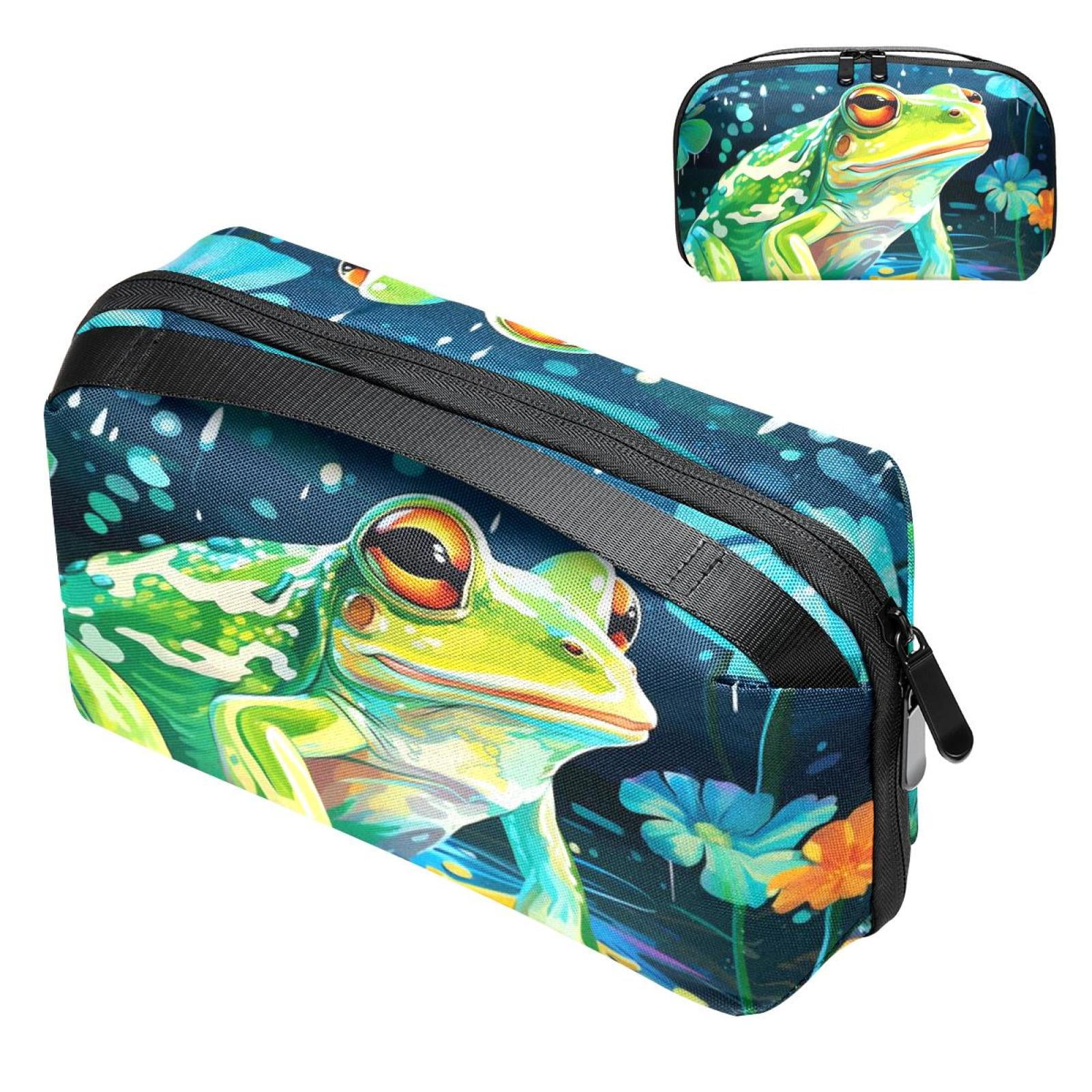 Frog Oxford Cloth Waterproof Travel Organizer Storage Pouch Cable ...