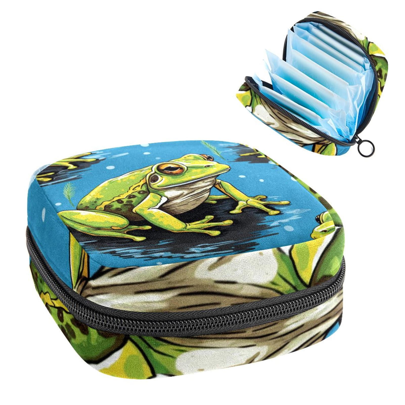 Frog Pad Bag Period Pouch Travel Pouch Women Small Stationary Pouch ...