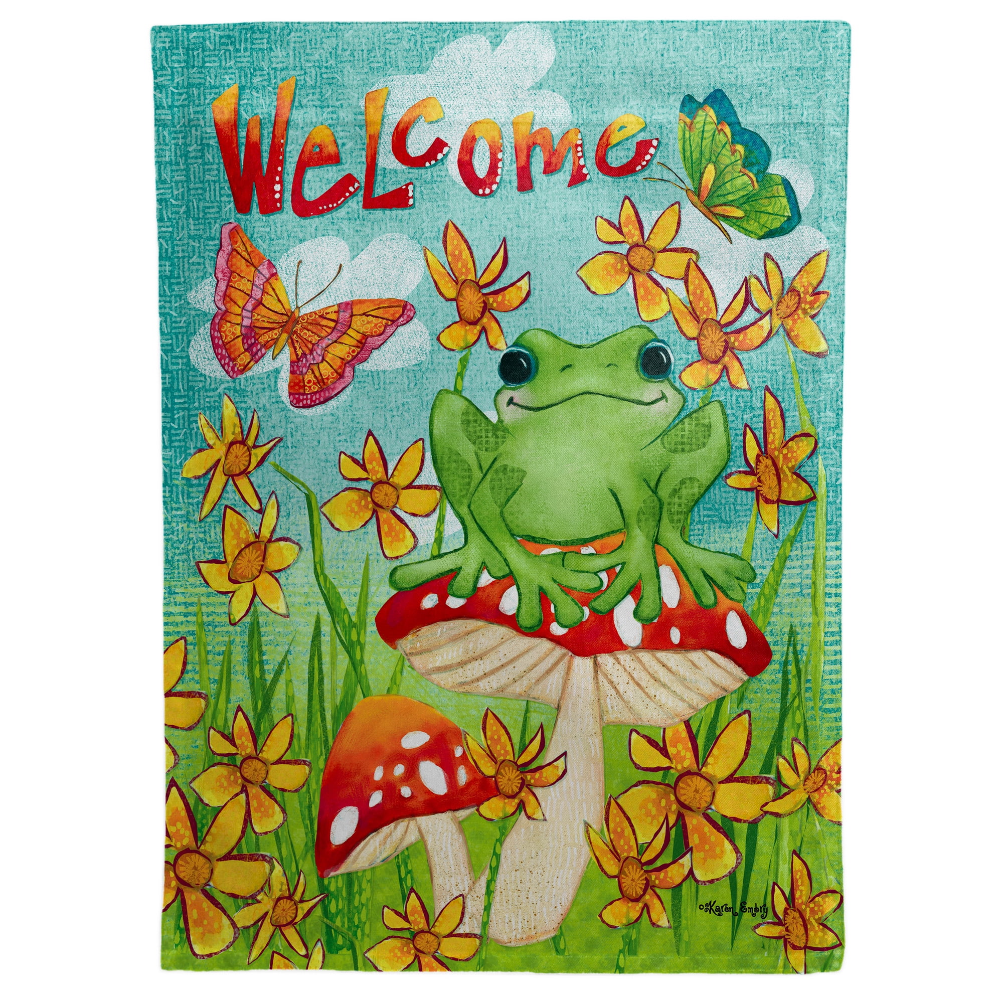 Frog Pad Blocker Garden Flag by Ashton - Walmart.com