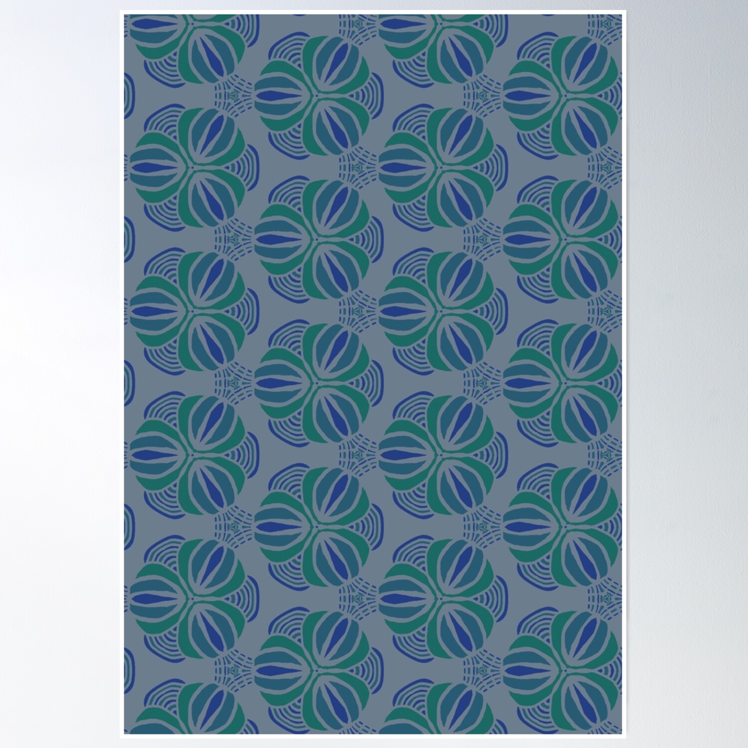 Frog Pads Poster Wall Art, Modern Wall Decor, 8x12 UNFRAMED - Walmart.com