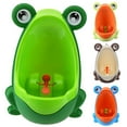 ZDWQFA Frog Pee Training Urinal, Cute Cartoon Potty Trainer for Boys ...