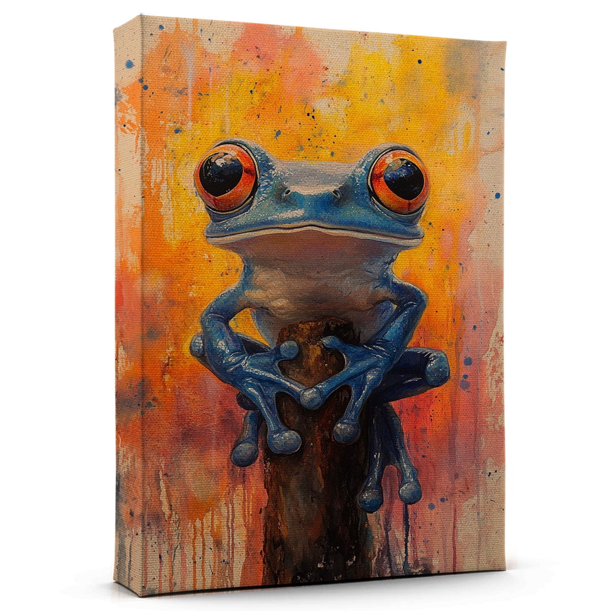 Frog Pixie Art Print Canvas, Animal Decor for Bedroom, Living roomFrog ...