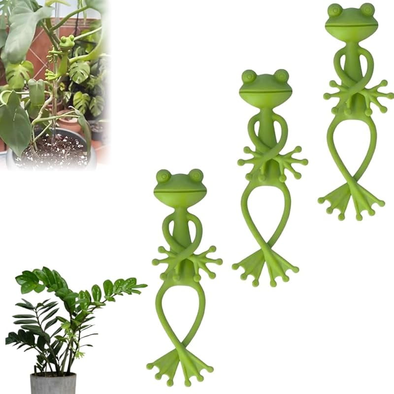 Frog Plant Stand, 2025 New Cute Frog Flower Pot Hugger Plant Climbing ...