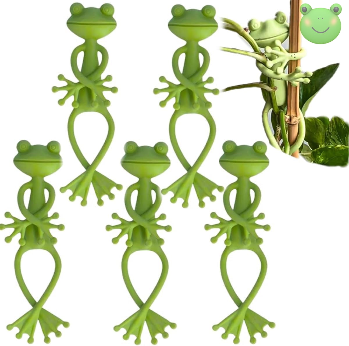 Frog Plant Stand, Cute Frog Flower Pot Hugger Plant Climbing Fixture ...