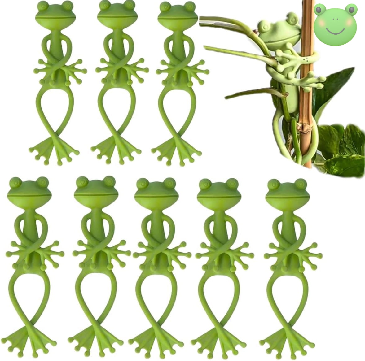 Frog Plant Stand, Cute Frog Flower Pot Hugger Plant Climbing Fixture ...