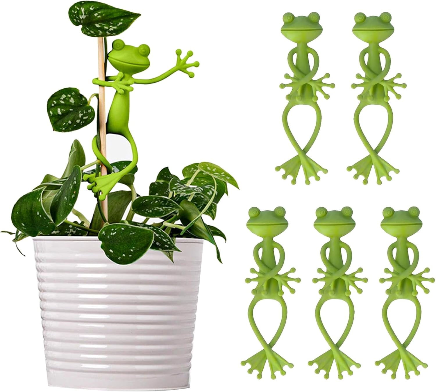 Frog Plant Stand - Garden Plant Clips for Potted Climbing Plants, Vine ...
