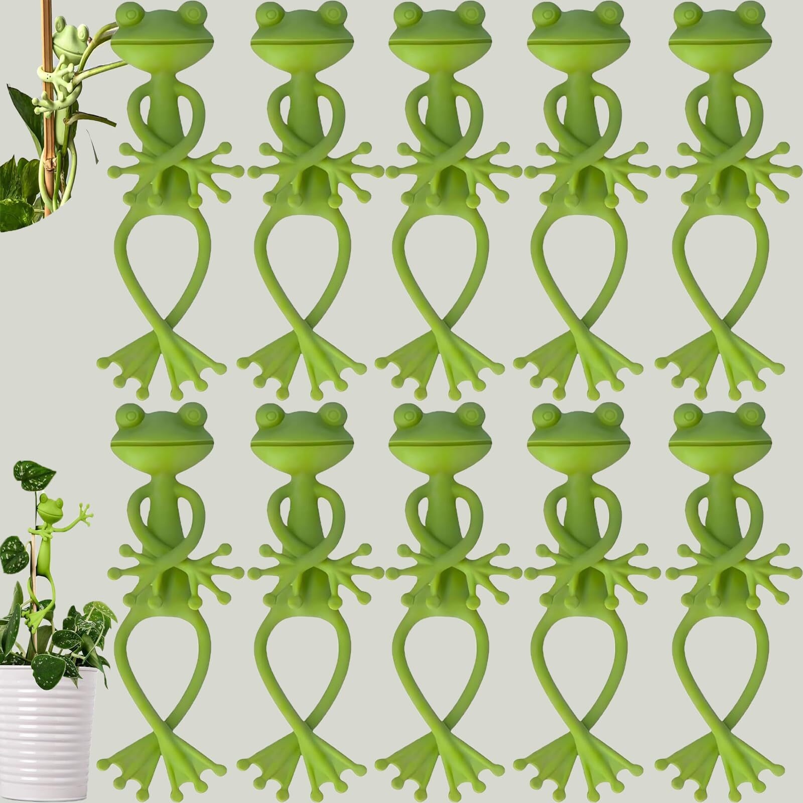 Frog Plant Stand,Green Frog Plant Stand Support&Holder,Frog Planters ...