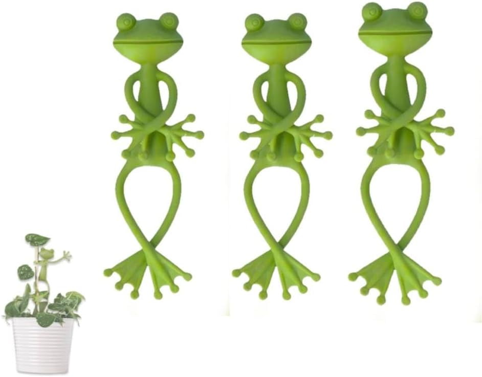 Frog Plant Stand, Plant Frog Holder,Cute Frog Flower Pot Hugger Plant ...