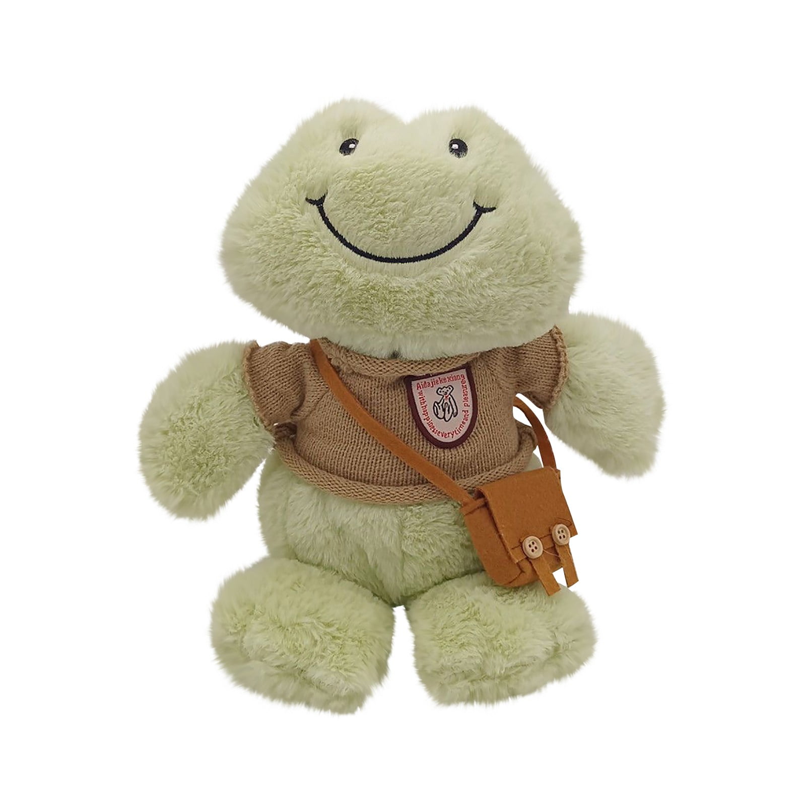Frog Plush, Cute Standing Frog Toy Stuffed Animals Small Plushies ...