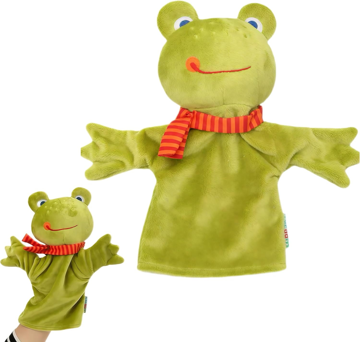 Frog Plush Hand Puppet Toys, Kawaii Animal Hand Puppets for Kids and ...
